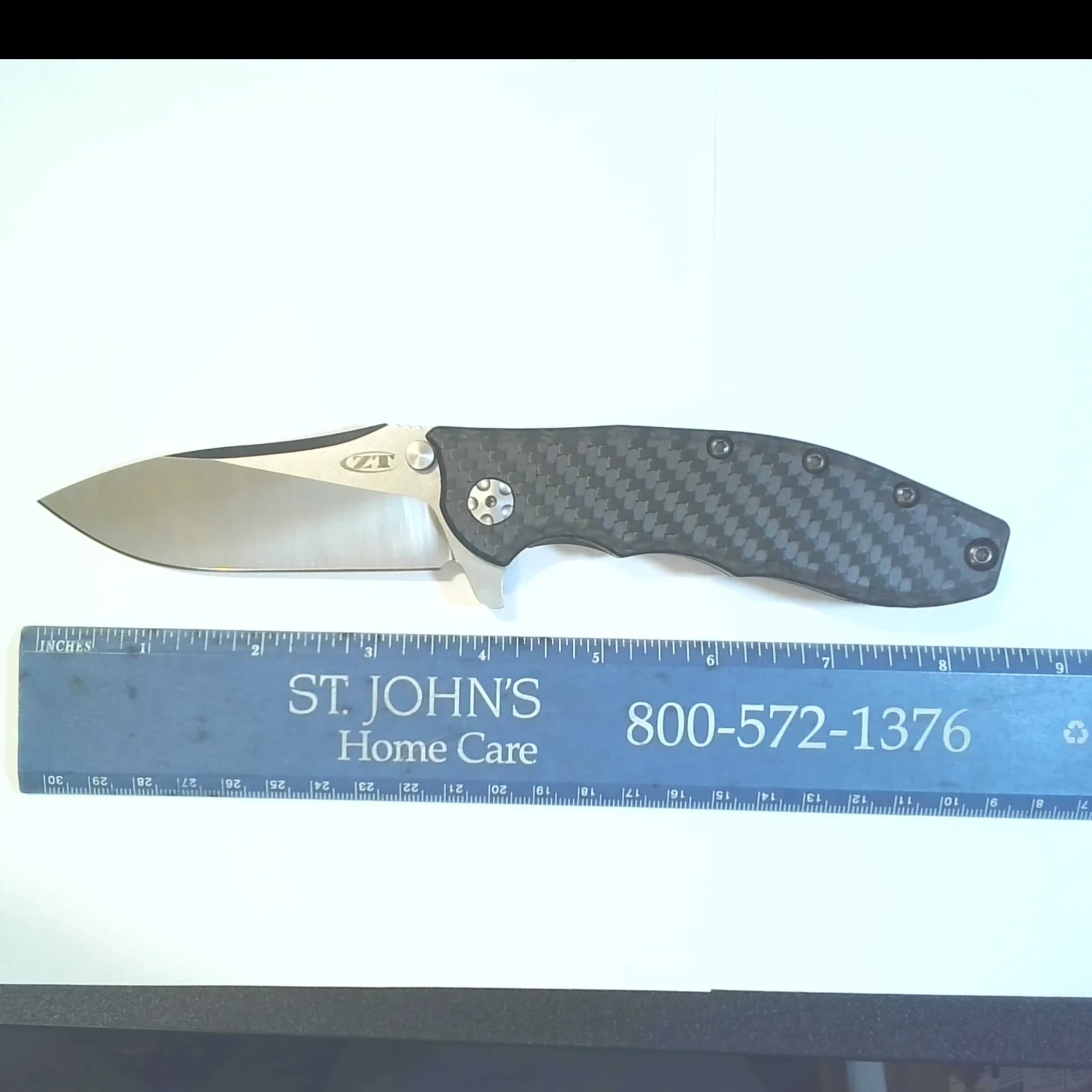 Bladebinge - ZERO TOLERANCE ZT 0562CF HINDERER CARBON FIBER HANDLE CPM-20CV STEEL KNIFE