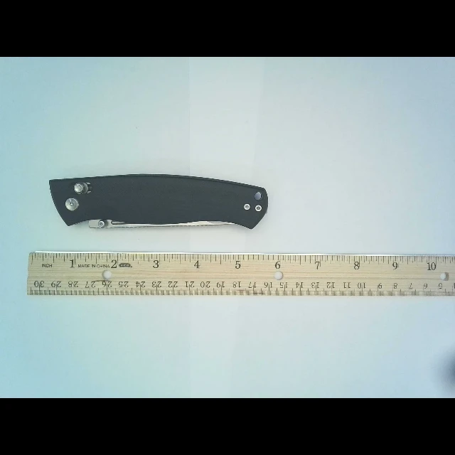 Bladebinge - REAL STEEL PATHFINDER CROSSBAR LOCK KNIFE BLACK G-10 3.75 ...