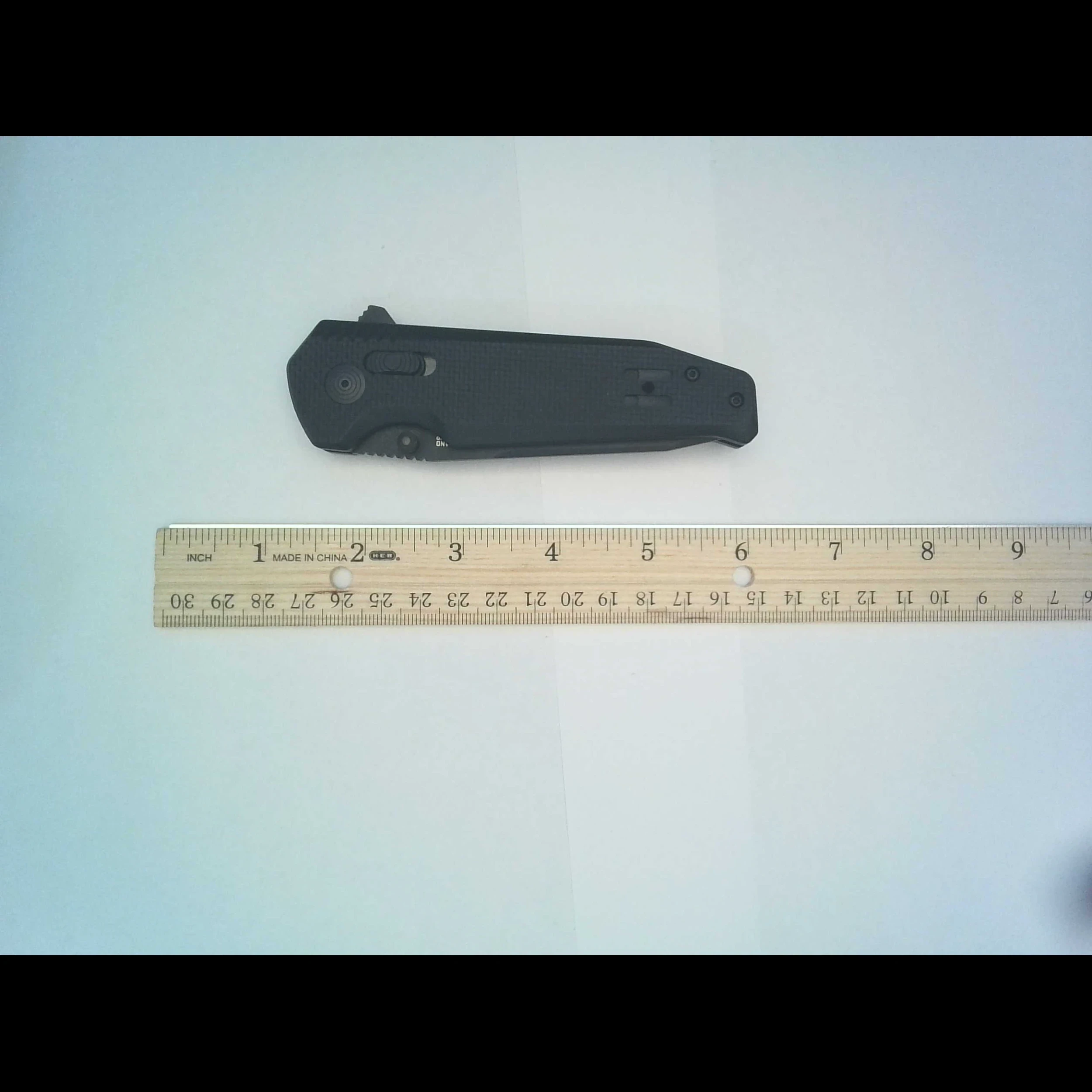 Bladebinge - SOG VISION XR CTS-XHP BLACK TANTO BLADE, BLACK G10 HANDLES ...