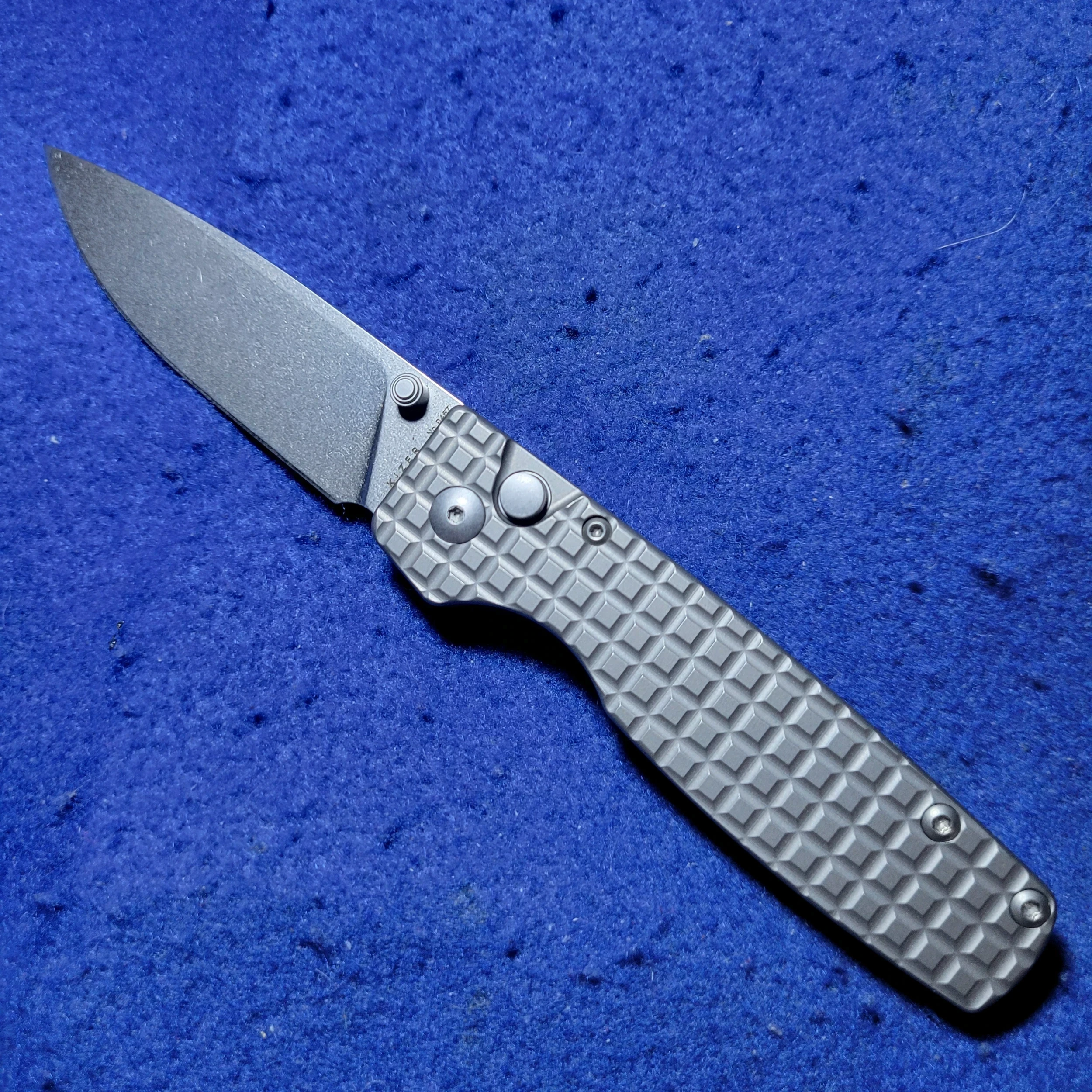 Bladebinge - Kizer Original XL/Frag Pattern Titanium/S35VN