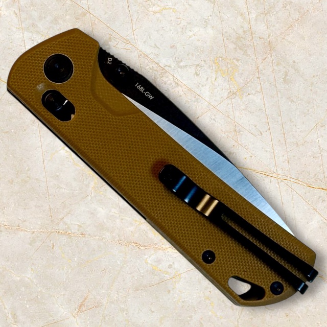 Bladebinge - SRM Knives 168L-GW Folding Knife | 3.39" D2 Tool Steel Two ...