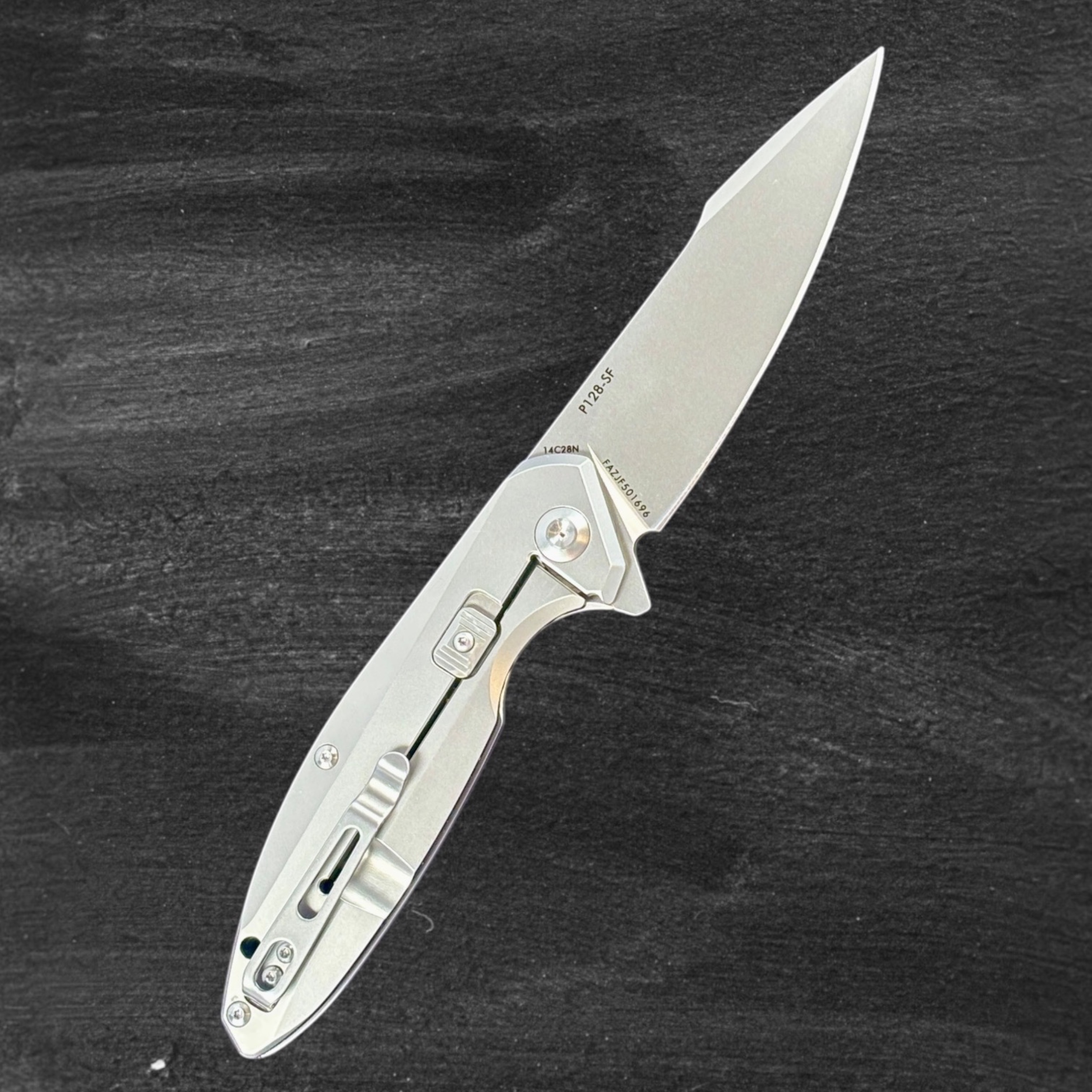 Bladebinge - Ruike P128-SF | 14C28N Drop Point Blade | Stainless Steel ...