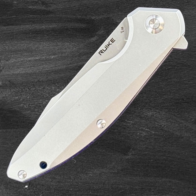 Bladebinge - Ruike P128-SF | 14C28N Drop Point Blade | Stainless Steel ...