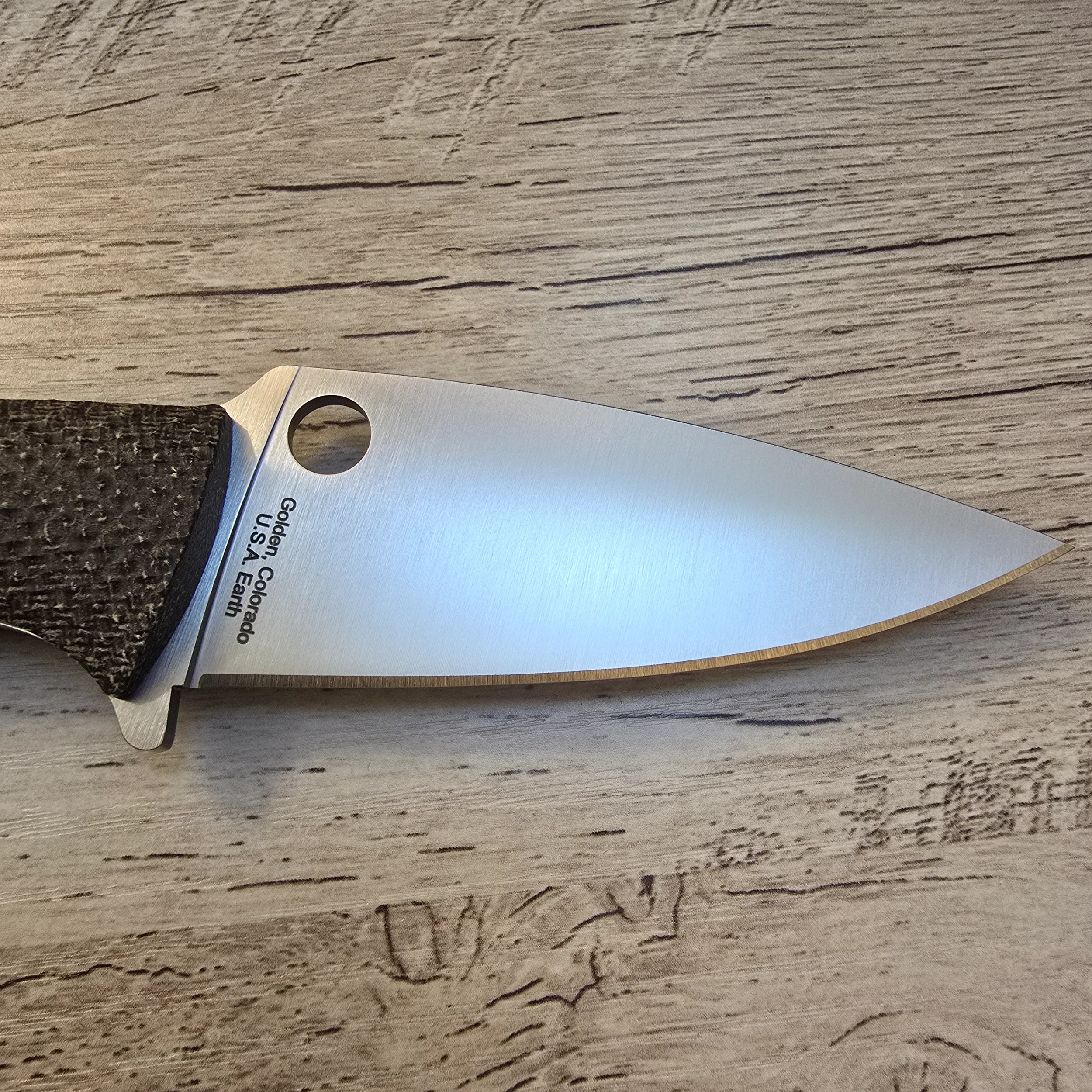 Bladebinge - Spyderco Mule MagnaMax micarta scales
