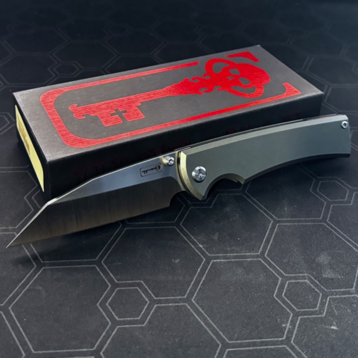 Bladebinge - Chaves Sangre 229 Wharncliffe Frame Lock Knife Full ...