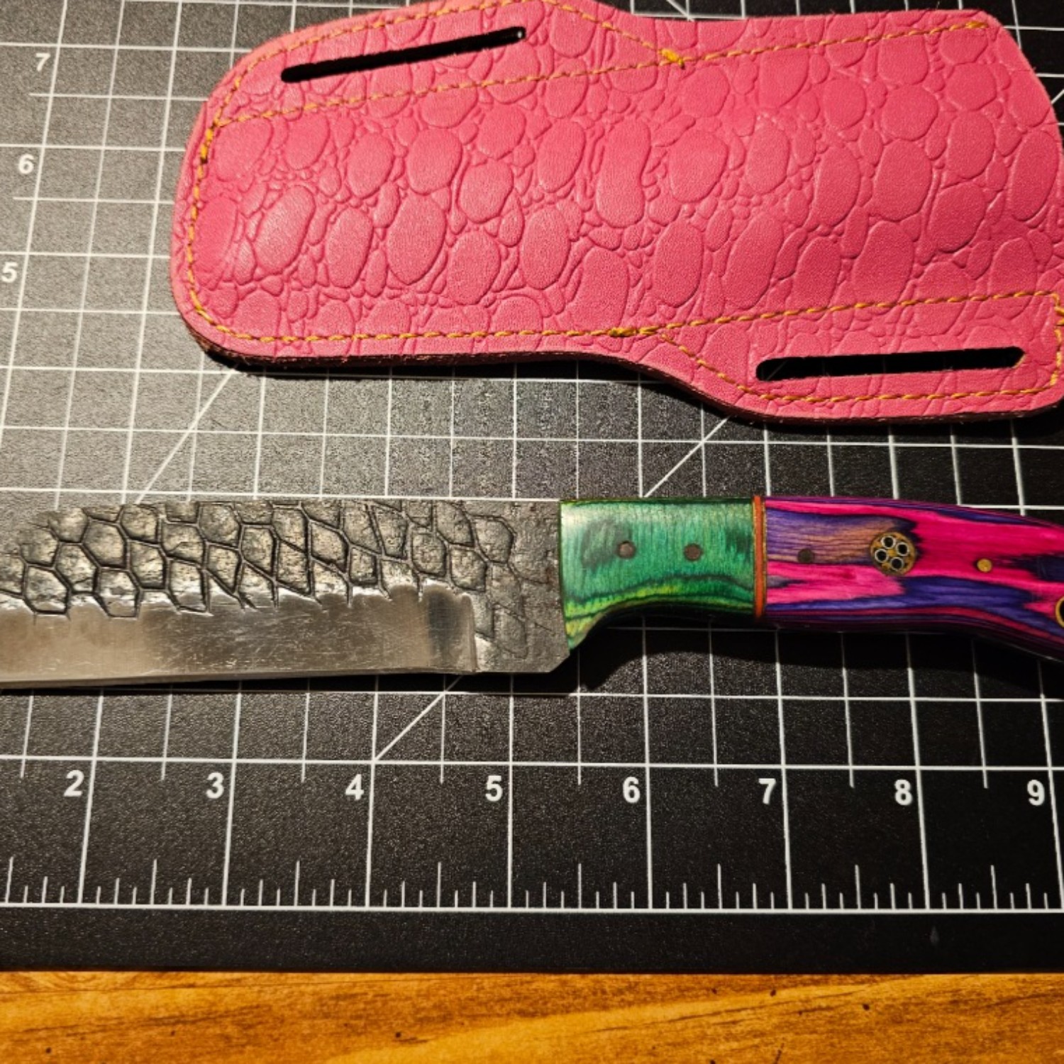 Bladebinge - 8" Hand Forged Carbon Steel Hunting Skinner Bullcutter ...