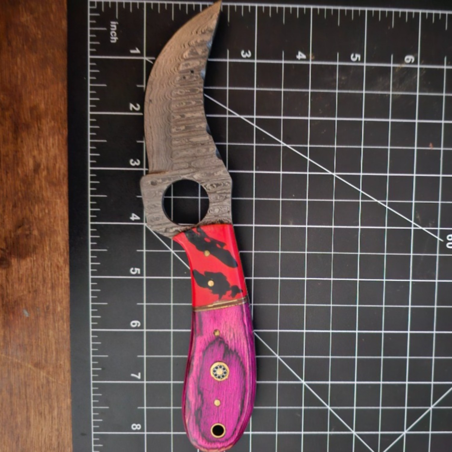 Bladebinge - 8" Hand Forged Carbon Steel Hunting Skinner Bullcutter ...