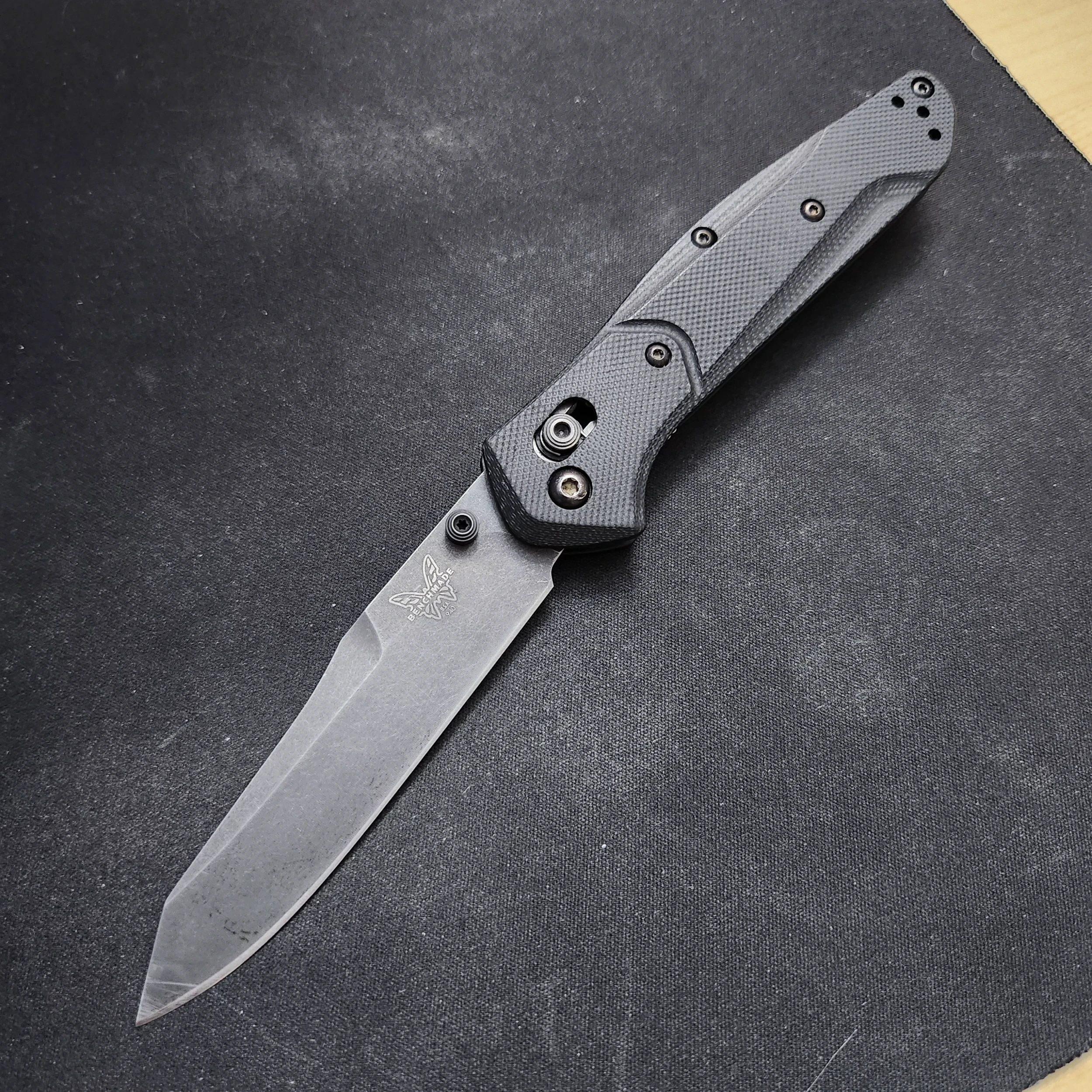 Bladebinge - Benchmade Osborne 940-2 - Custom "Blacked Out" with Acid ...