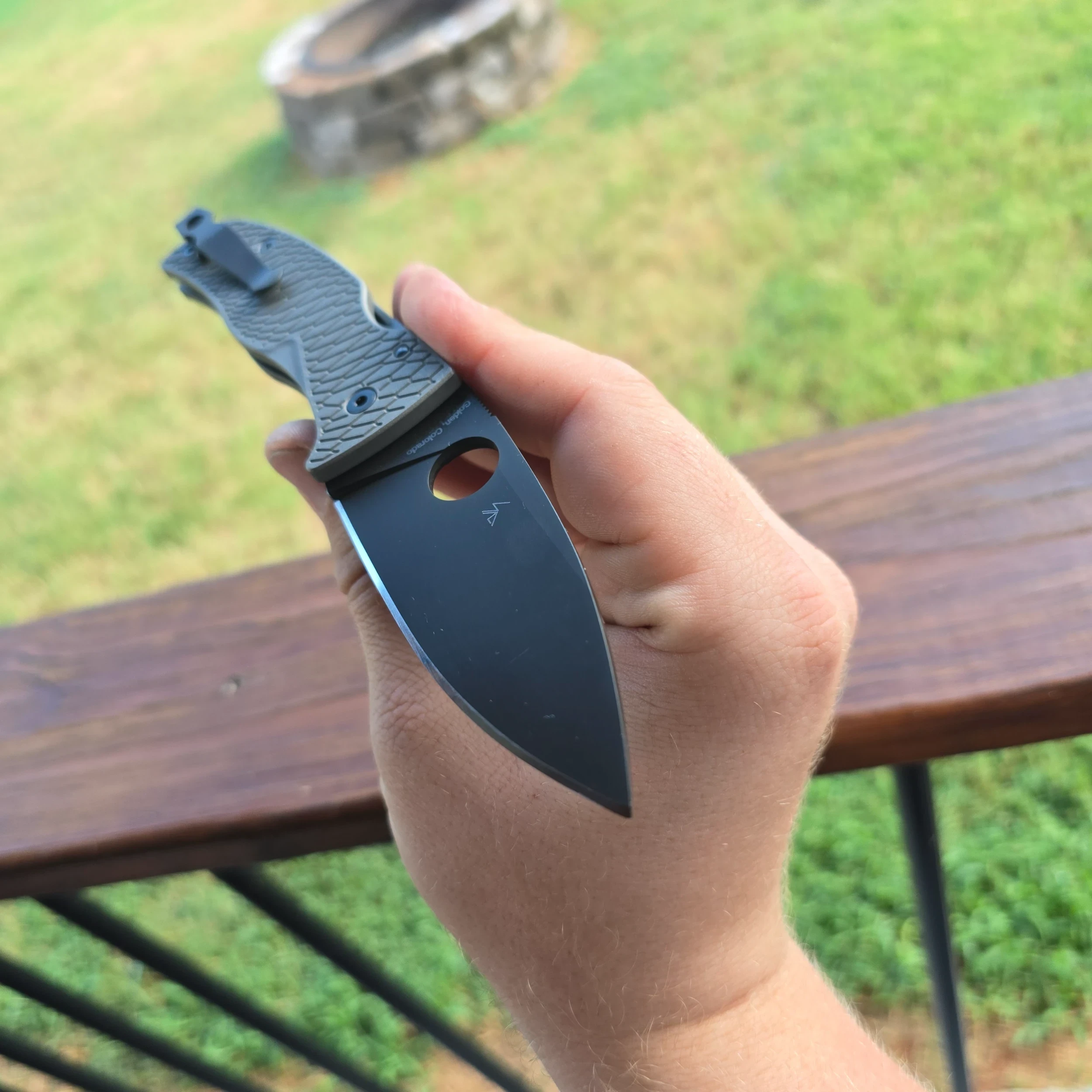 Bladebinge - Spyderco bodacious s30v black DLC