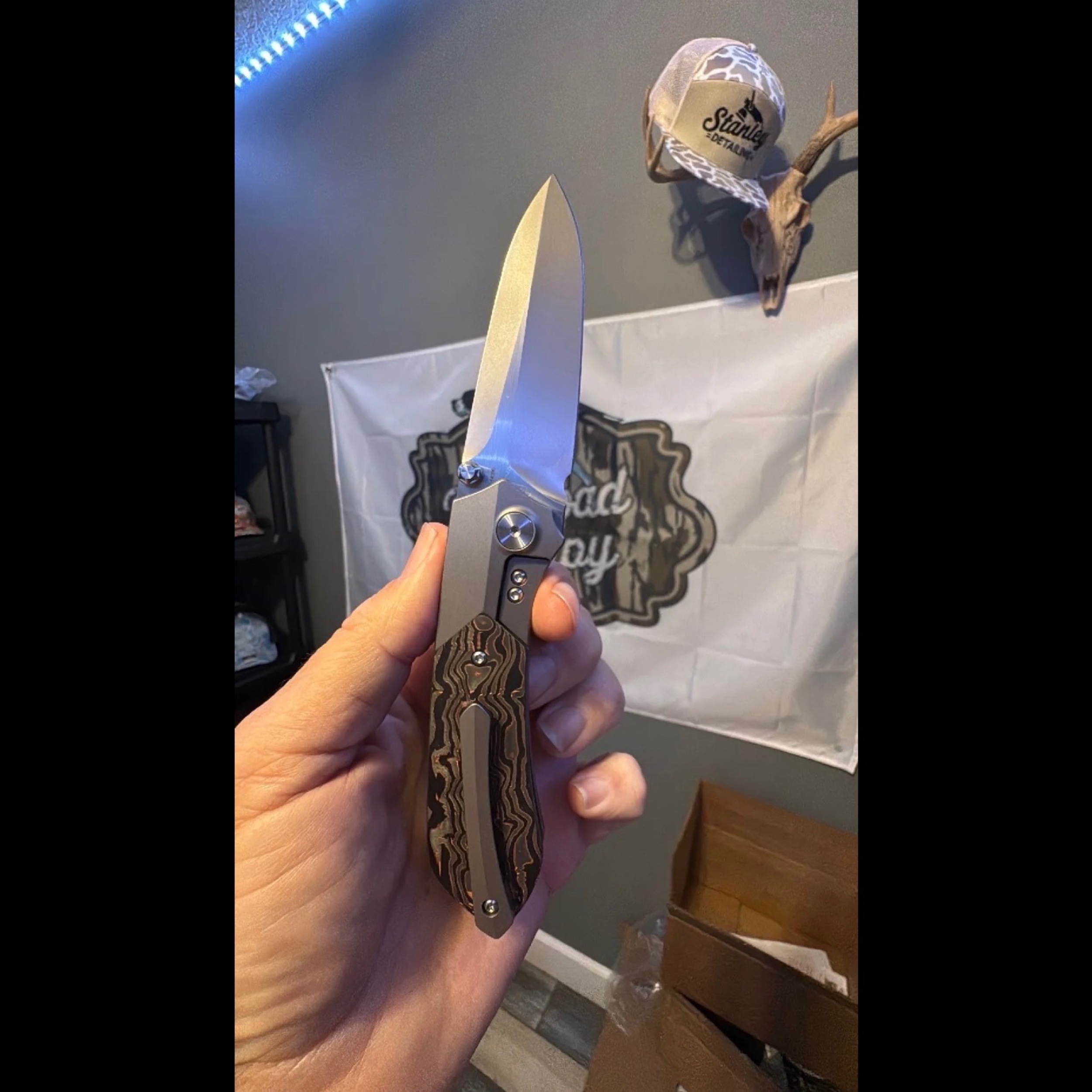 Bladebinge - REMETTE RT-Meteor Knife Titanium Handle M390 Blade RTPT-D