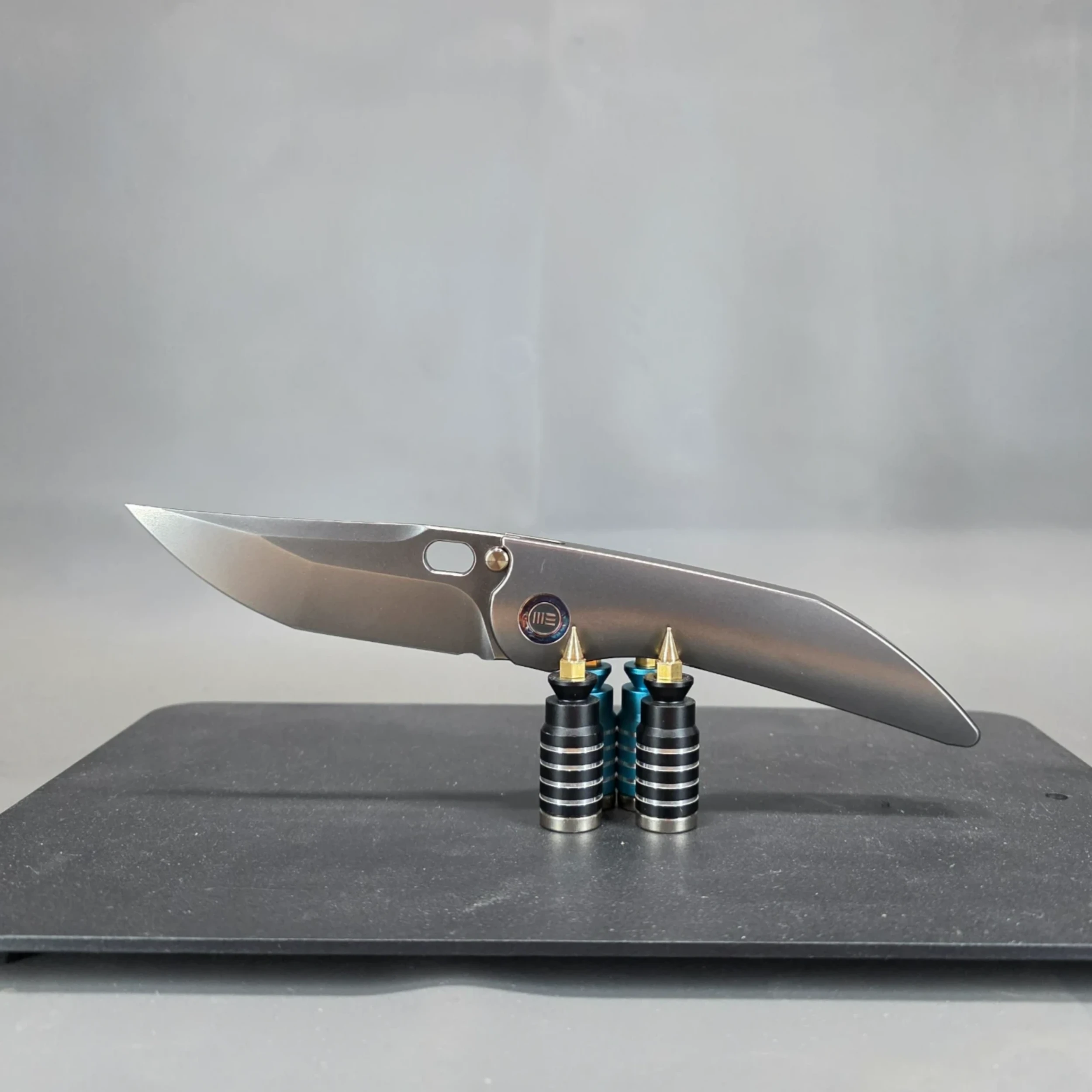 Bladebinge - WE Knife Co. Attor Integral Knife Polished Gray Titanium ...