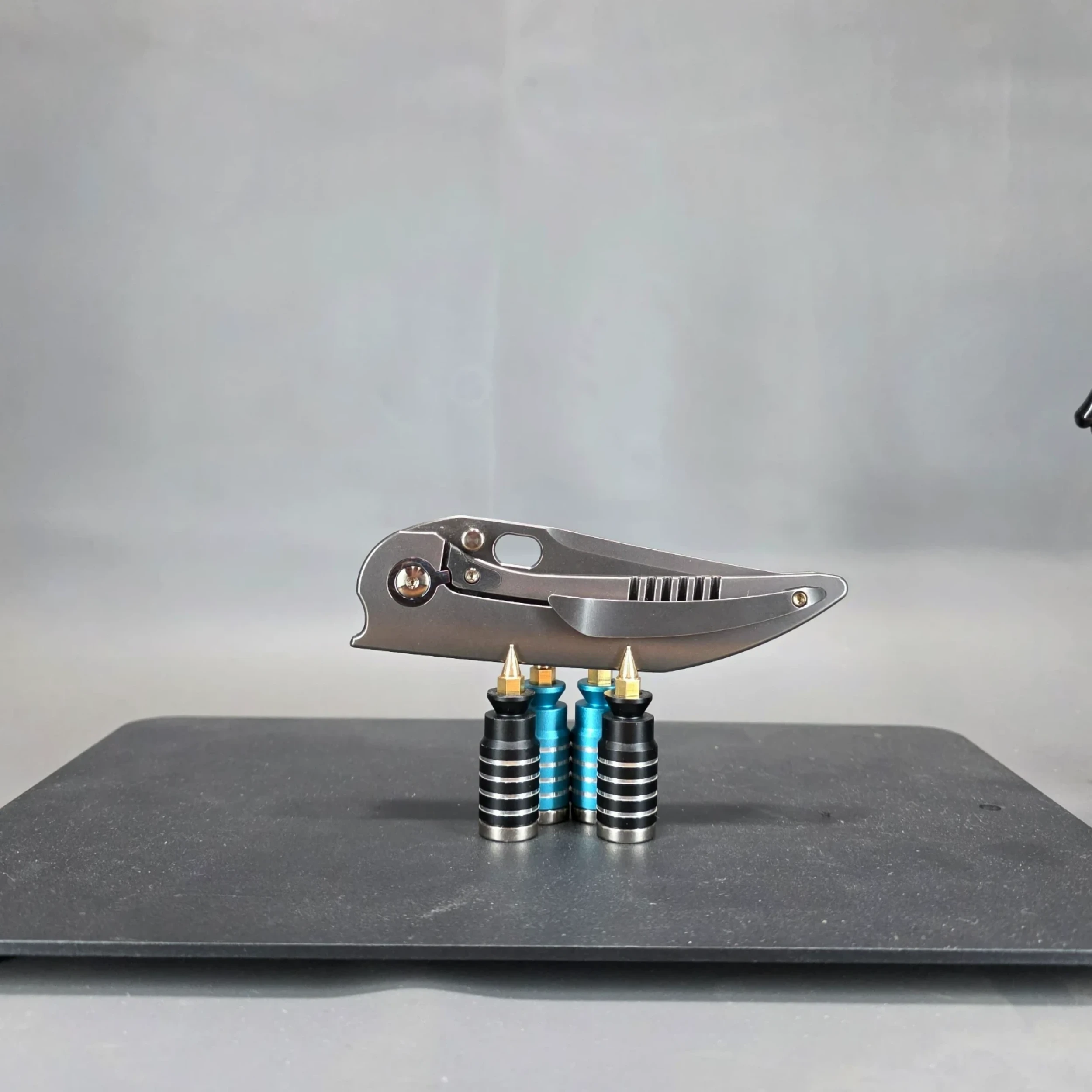 Bladebinge - WE Knife Co. Attor Integral Knife Polished Gray Titanium ...