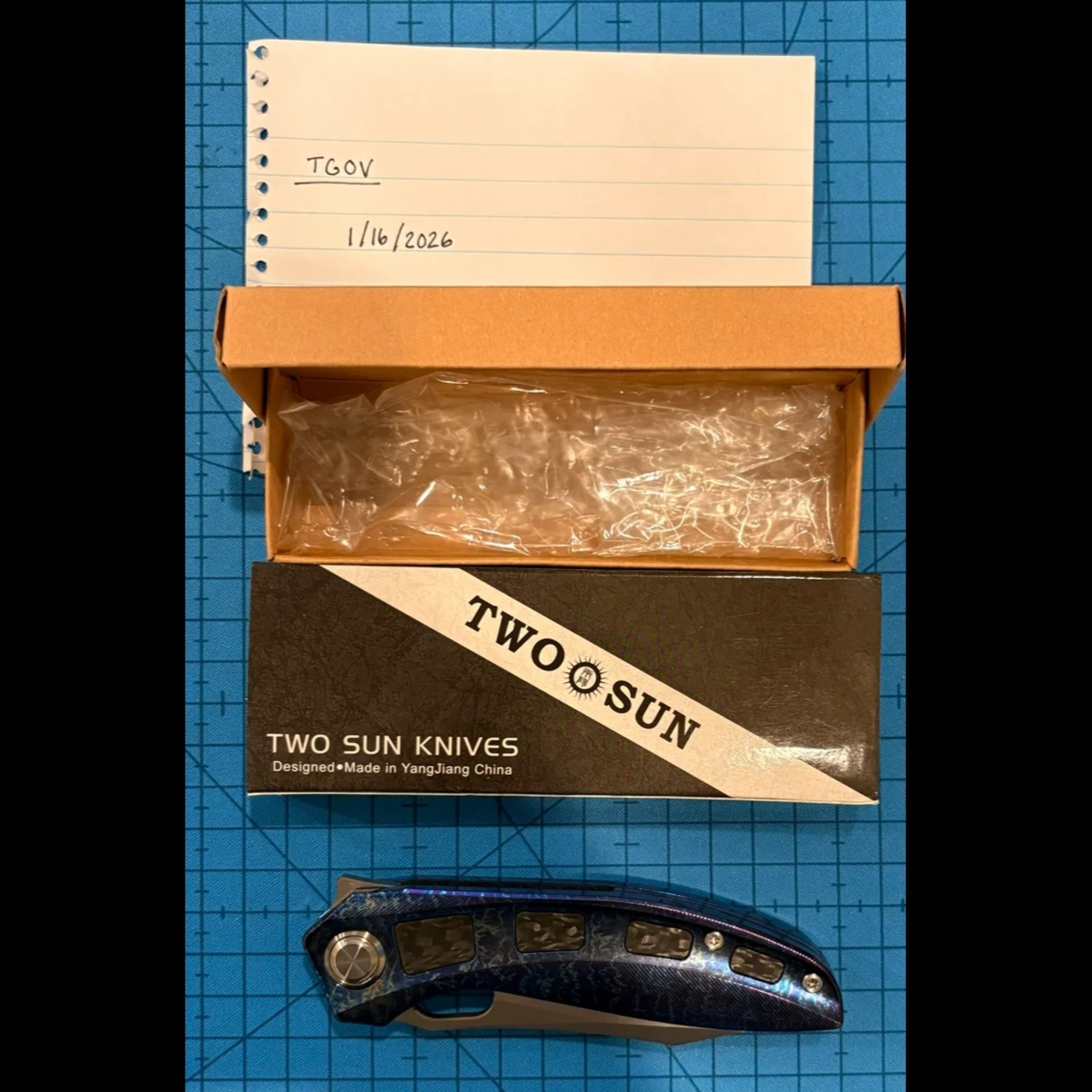 Bladebinge - TwoSun TS306 Titanium Carbon Fiber M390