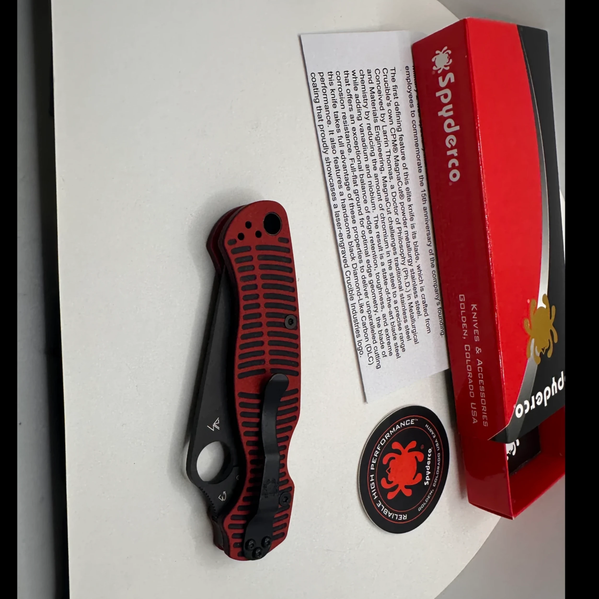 Bladebinge - Spyderco Paramilitary 2 (PM2) – Magnacut Crucible ...