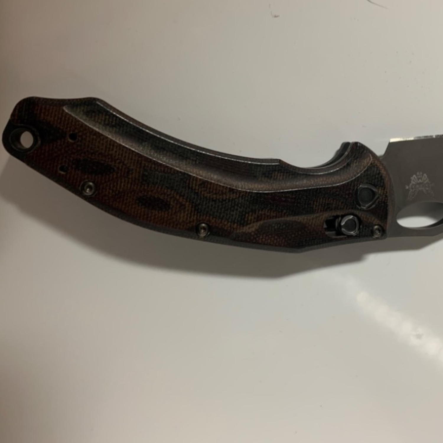 Bladebinge - Benchmade mini loco python micarta limited edition