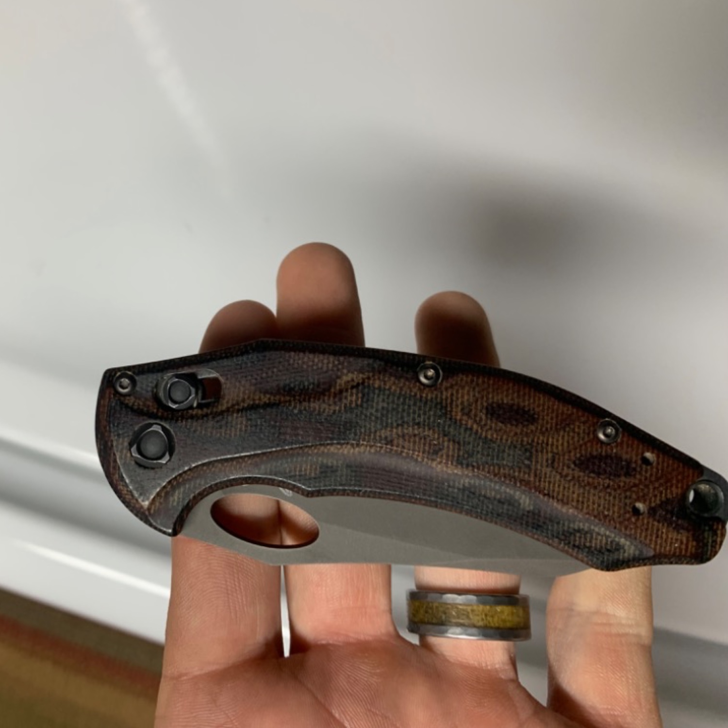Bladebinge - Benchmade mini loco python micarta limited edition