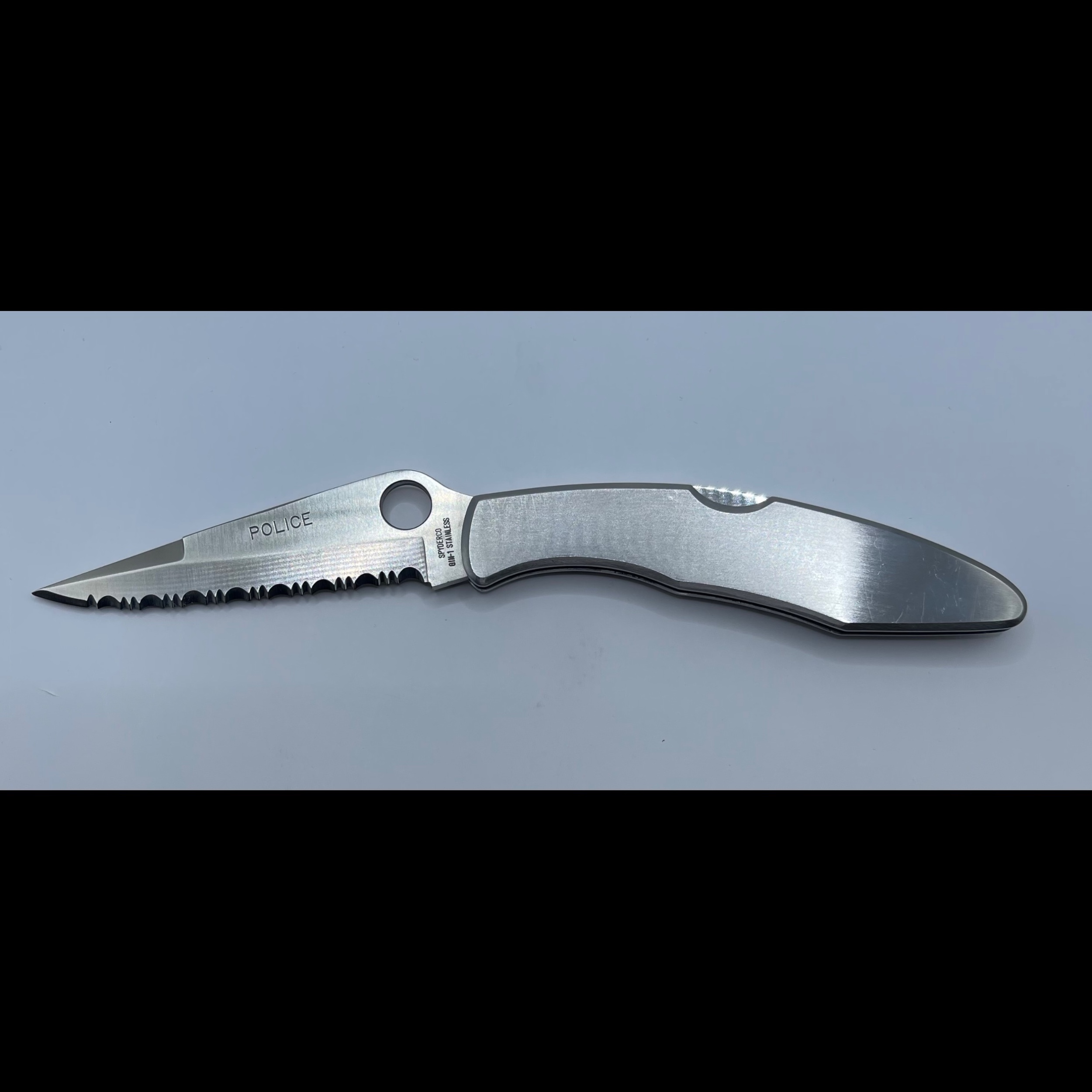 Bladebinge - #24070 1994 Spyderco Police model Seki City Japan Gin-1 ...