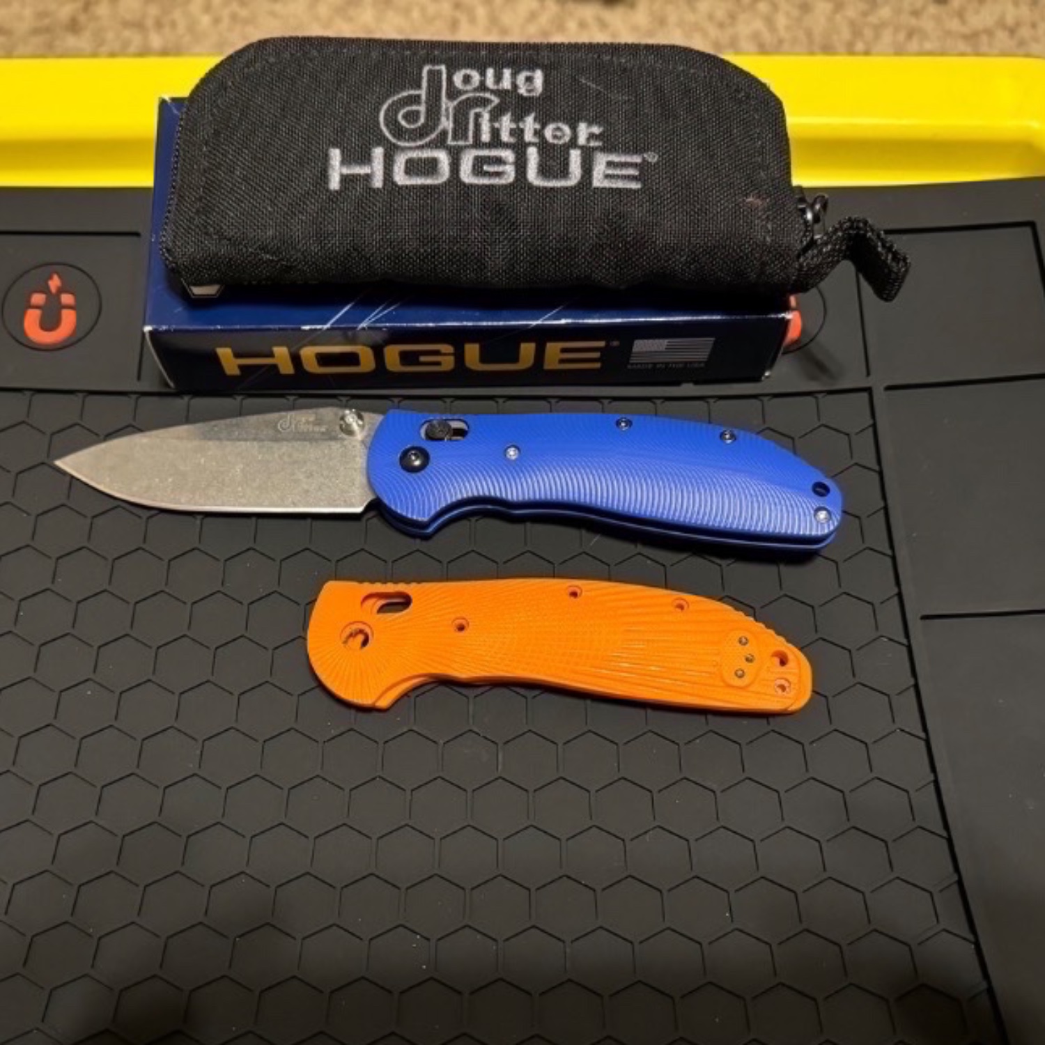 Bladebinge - Hogue Doug Ritter RSK MK1-G2 Full Size Original Goat Blue ...