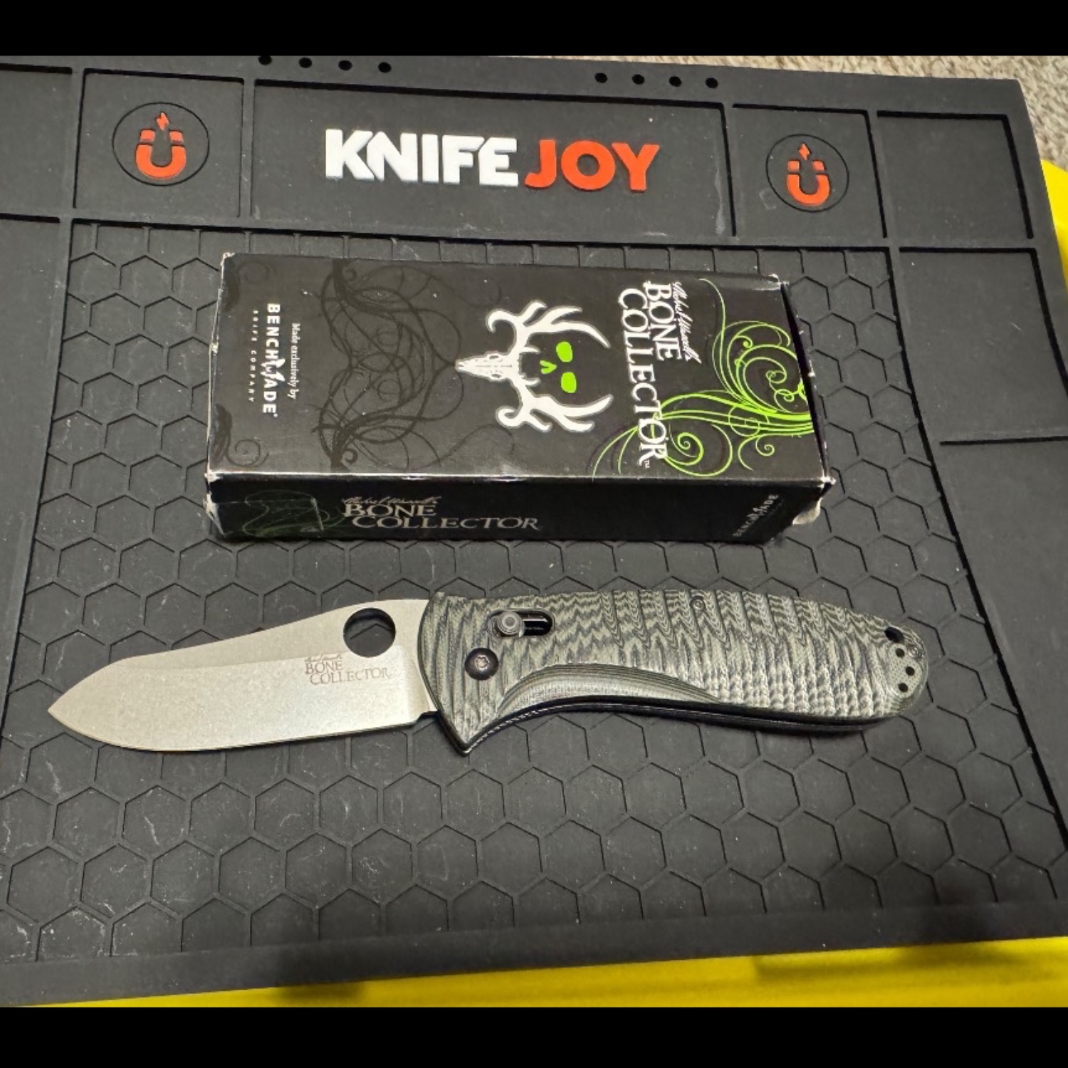 Bladebinge - Benchmade Bone Collector Large D2 15020-1 Green Black