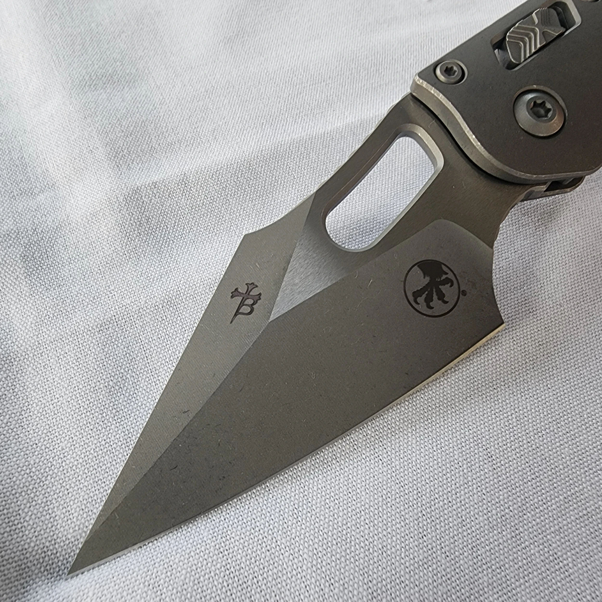 Bladebinge - Microtech Stitch TITANIUM Ram-Lok - M390MK - *NEW Variant*
