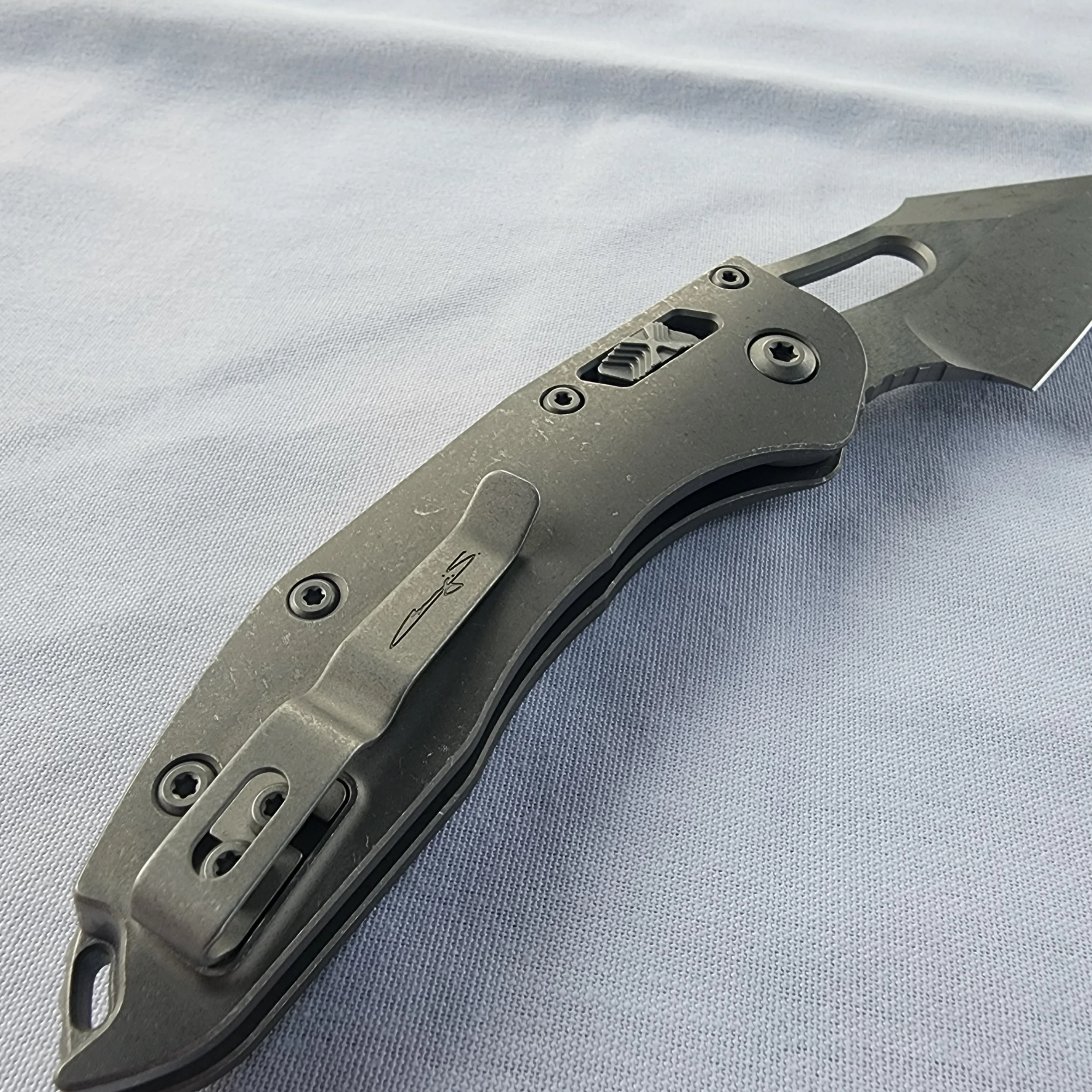 Bladebinge - Microtech Stitch TITANIUM Ram-Lok - M390MK - *NEW Variant*