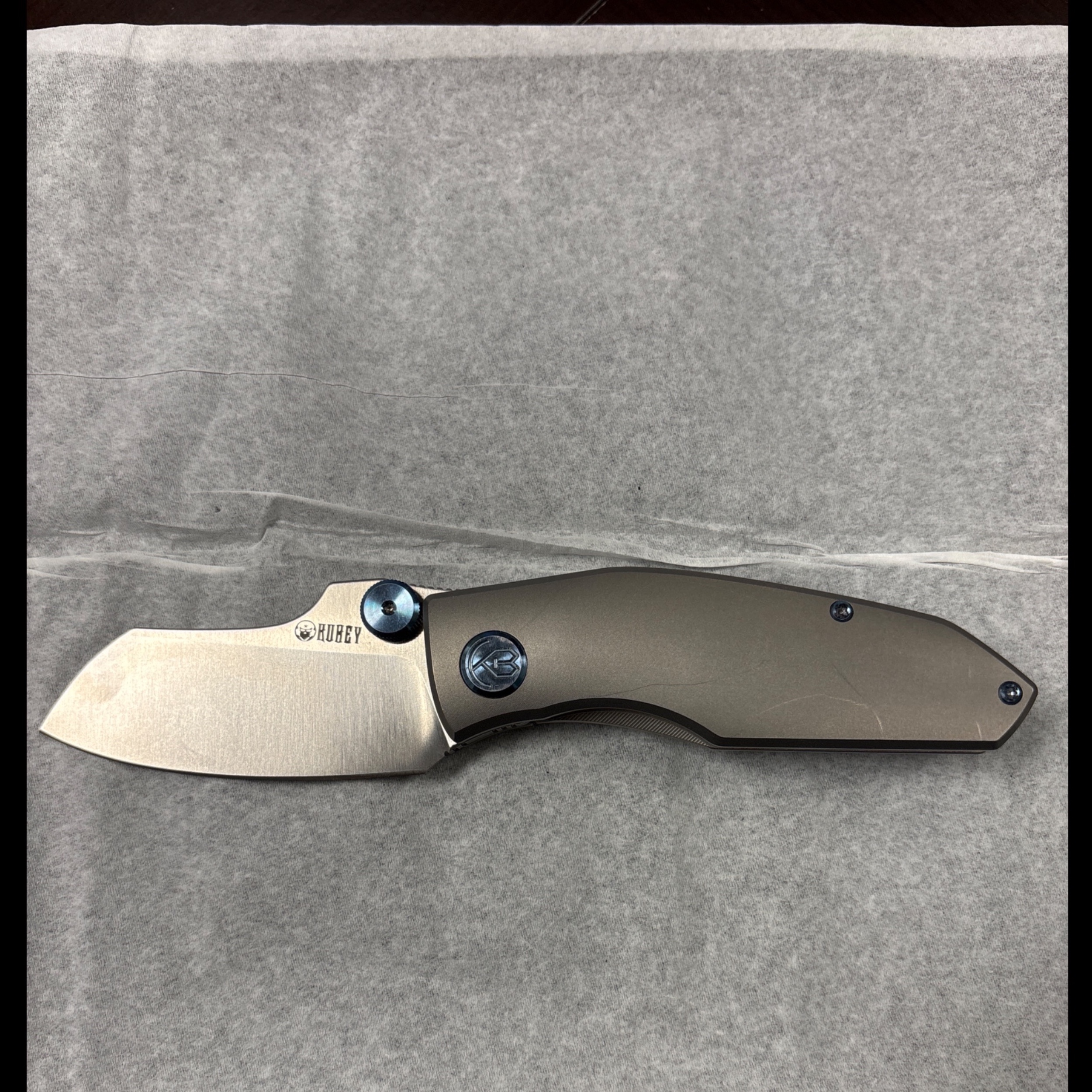 Bladebinge - Kubey Monsterdog Frame Lock Dual Thumb Studs Folding Knife ...