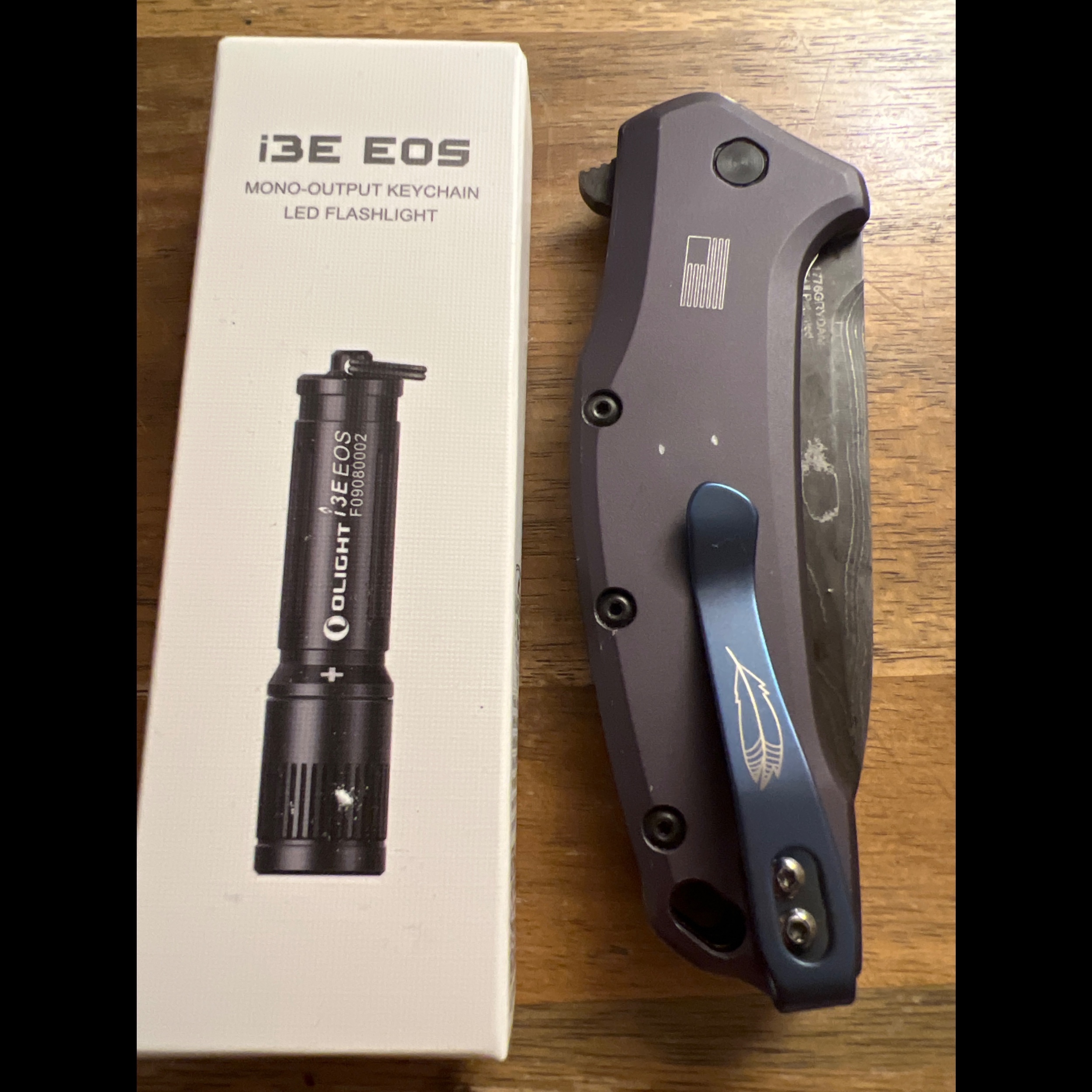 Bladebinge - *price drop* Kershaw 1776 grey Damascus made in USA with ...