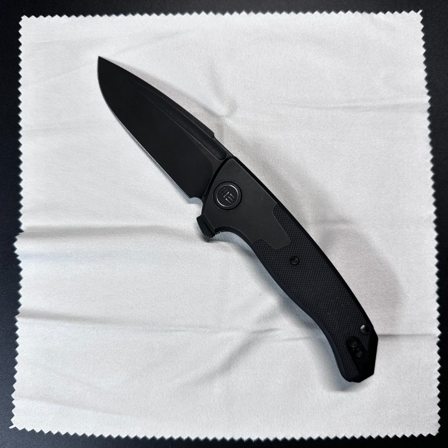Bladebinge - WE Knife Press Check, 20CV, Titanium Bolster, G-10 Grips