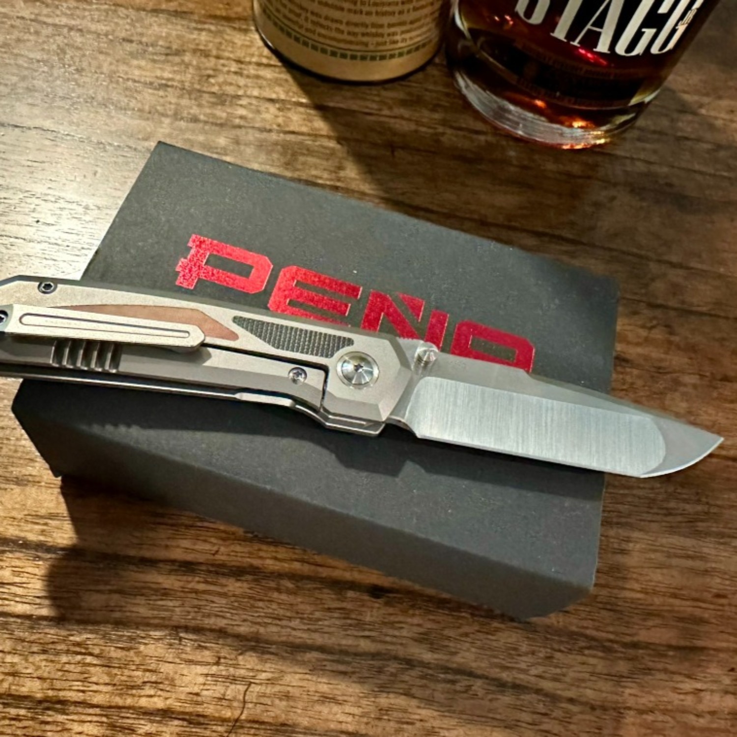 Bladebinge - SOLD OUT Pena X Series Tanto Mula Green White Micarta M390 ...