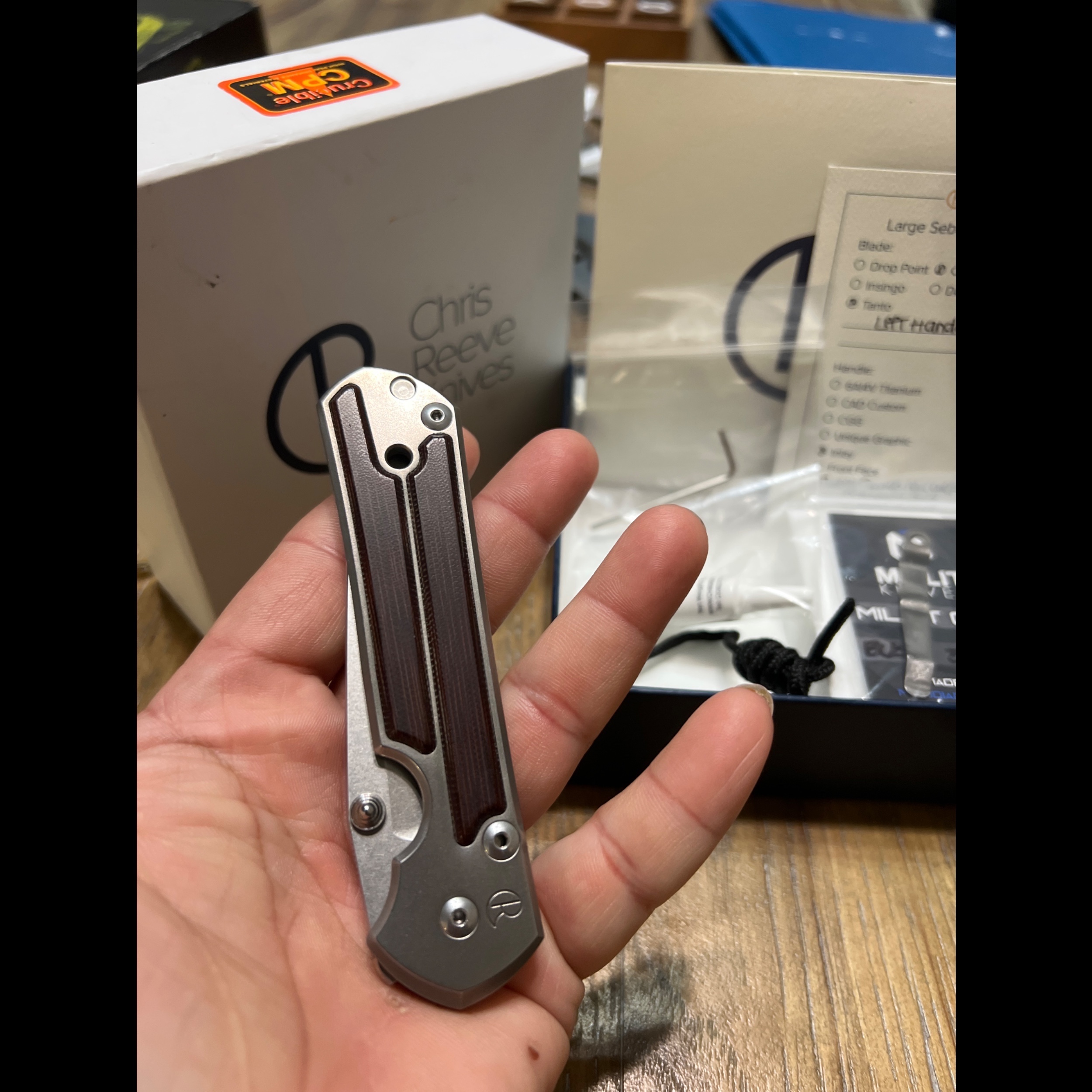 Bladebinge - 🔥Sebenza 21 – Left-Hand Tanto (S35VN / Natural Canvas ...