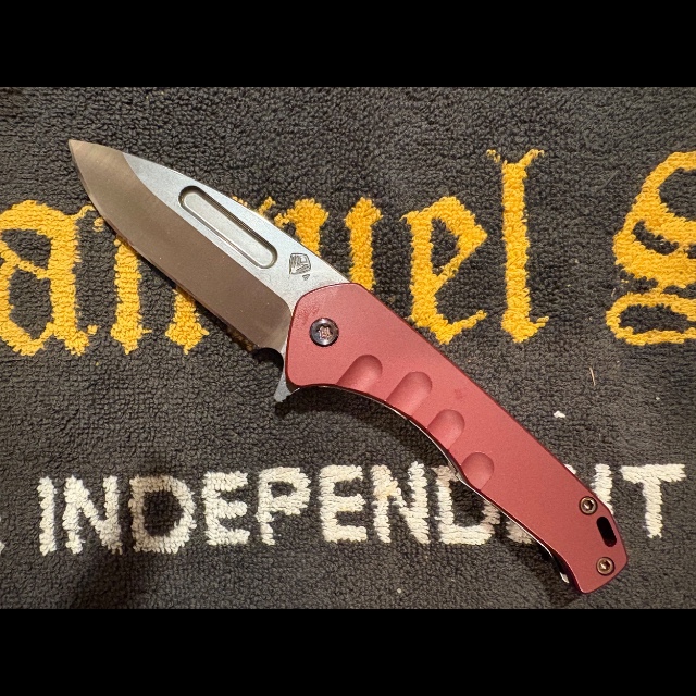 Bladebinge - MEDFORD PRAETORIAN SWIFT FL FLIPPER KNIFE RED/TUMBLED 3.4 ...