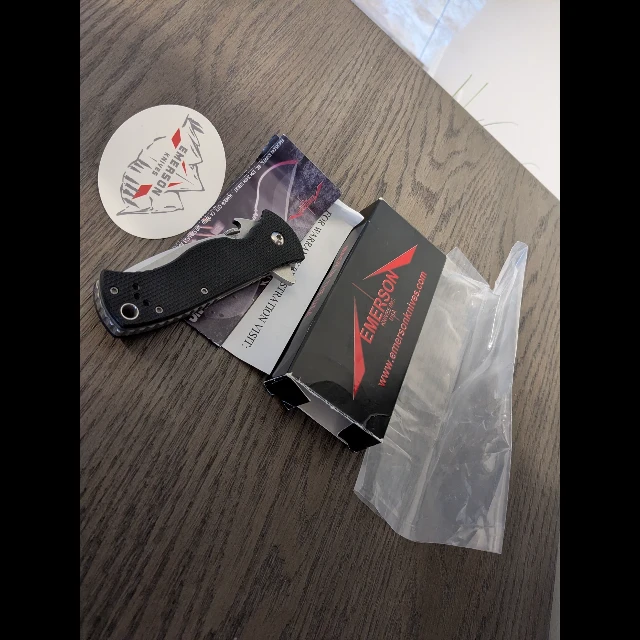 Bladebinge - Emerson XHD 7 Flipper, first version S35vn, on bearings ...