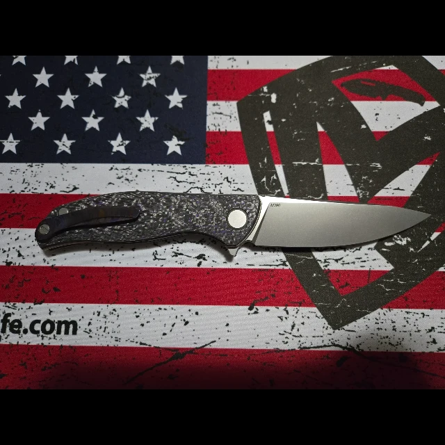 Bladebinge - Shirogorov F3 in Purple Carbon Fiber with Custom Timascus ...