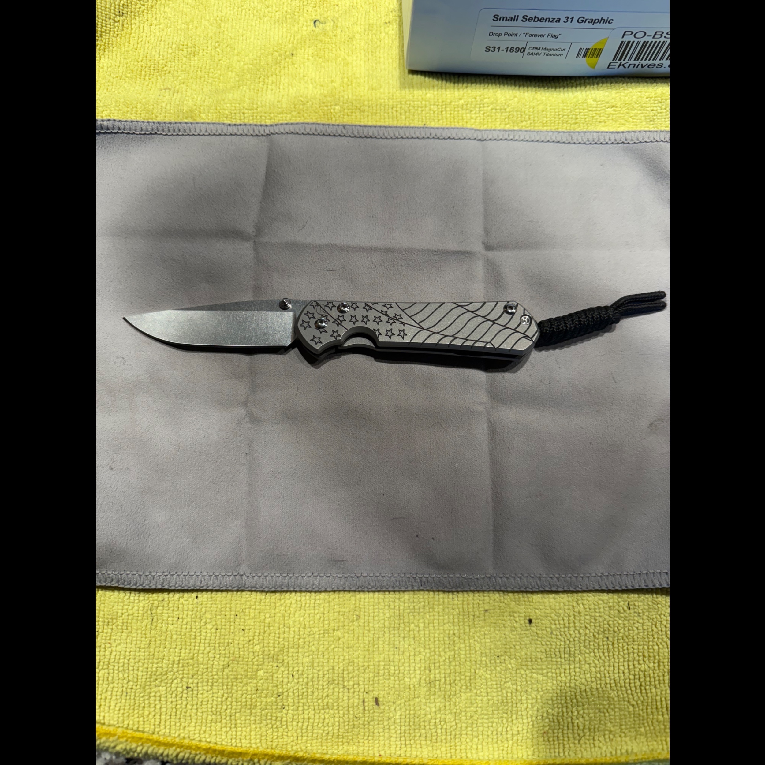 Bladebinge - Chris Reeve Small Sebenza 31 Forever Flag