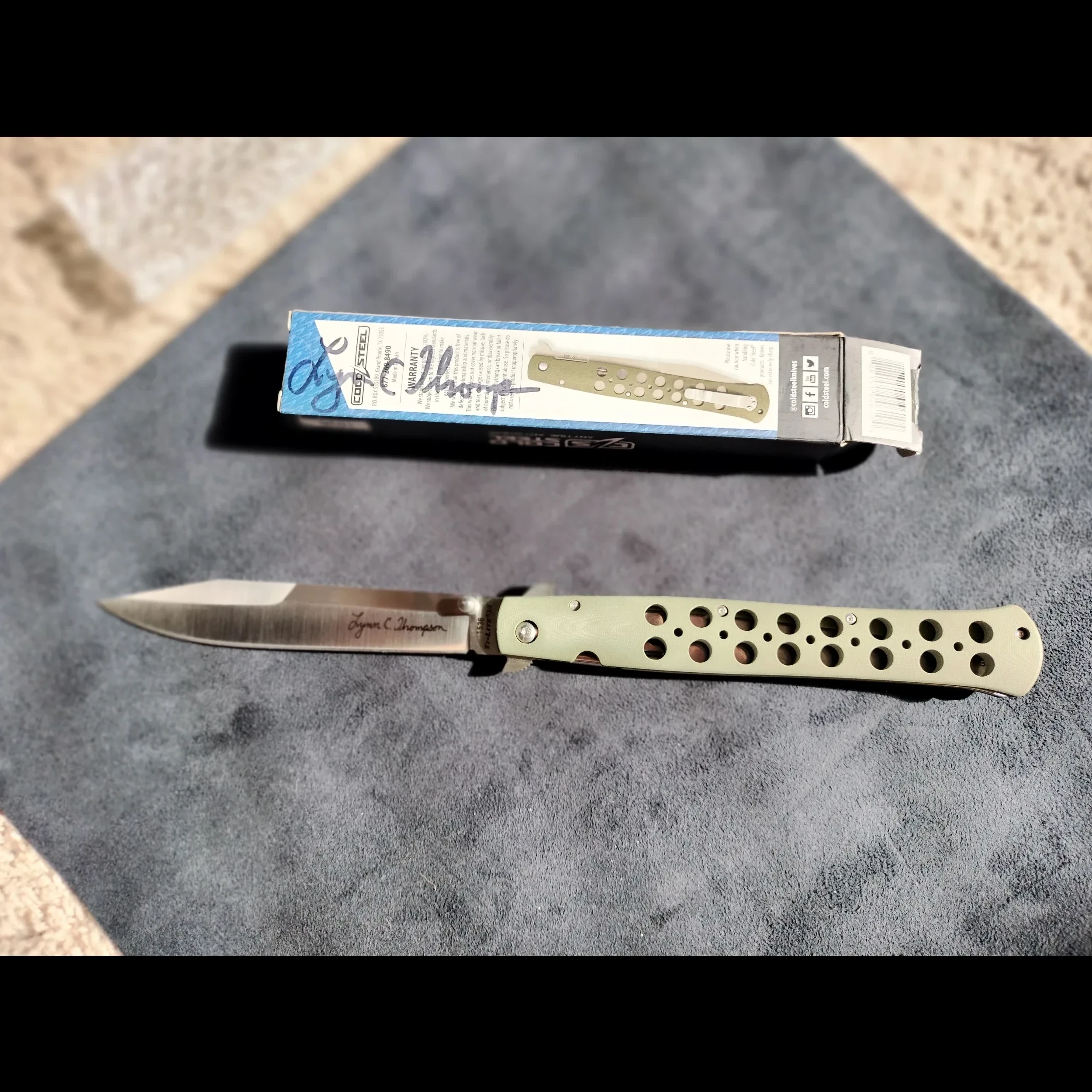 Bladebinge - #1536 of 3000 Limited Edition Cold Steel L Thompson ...