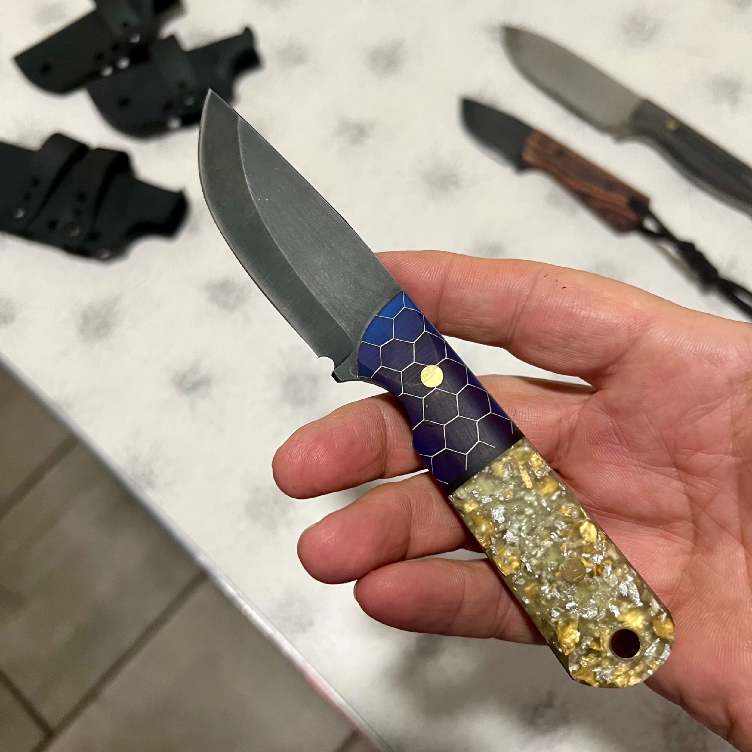 Bladebinge - Three Joey Roman, Jr. knives.
