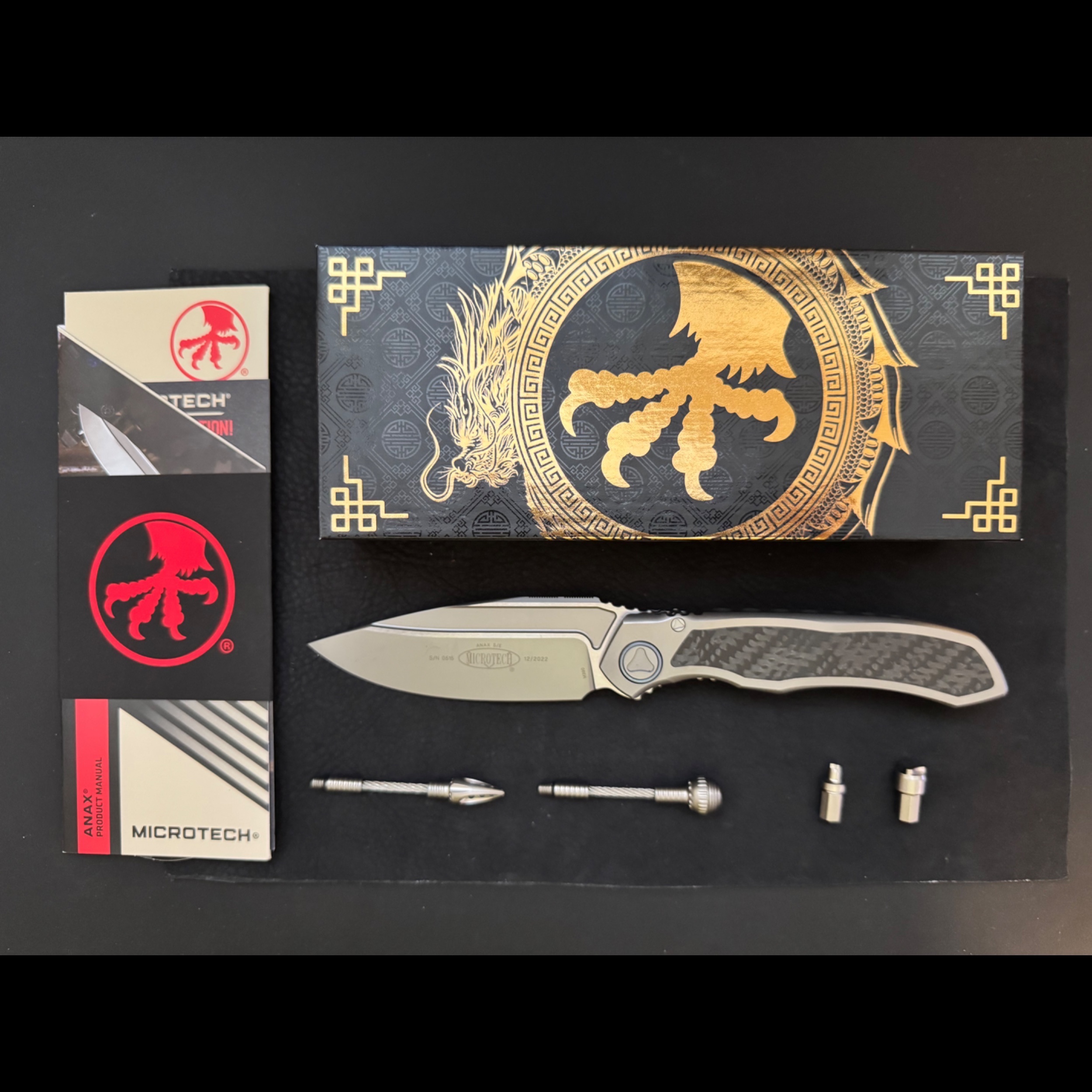 Bladebinge - Microtech Anax - 1st Production Release 12/22 SN 0515