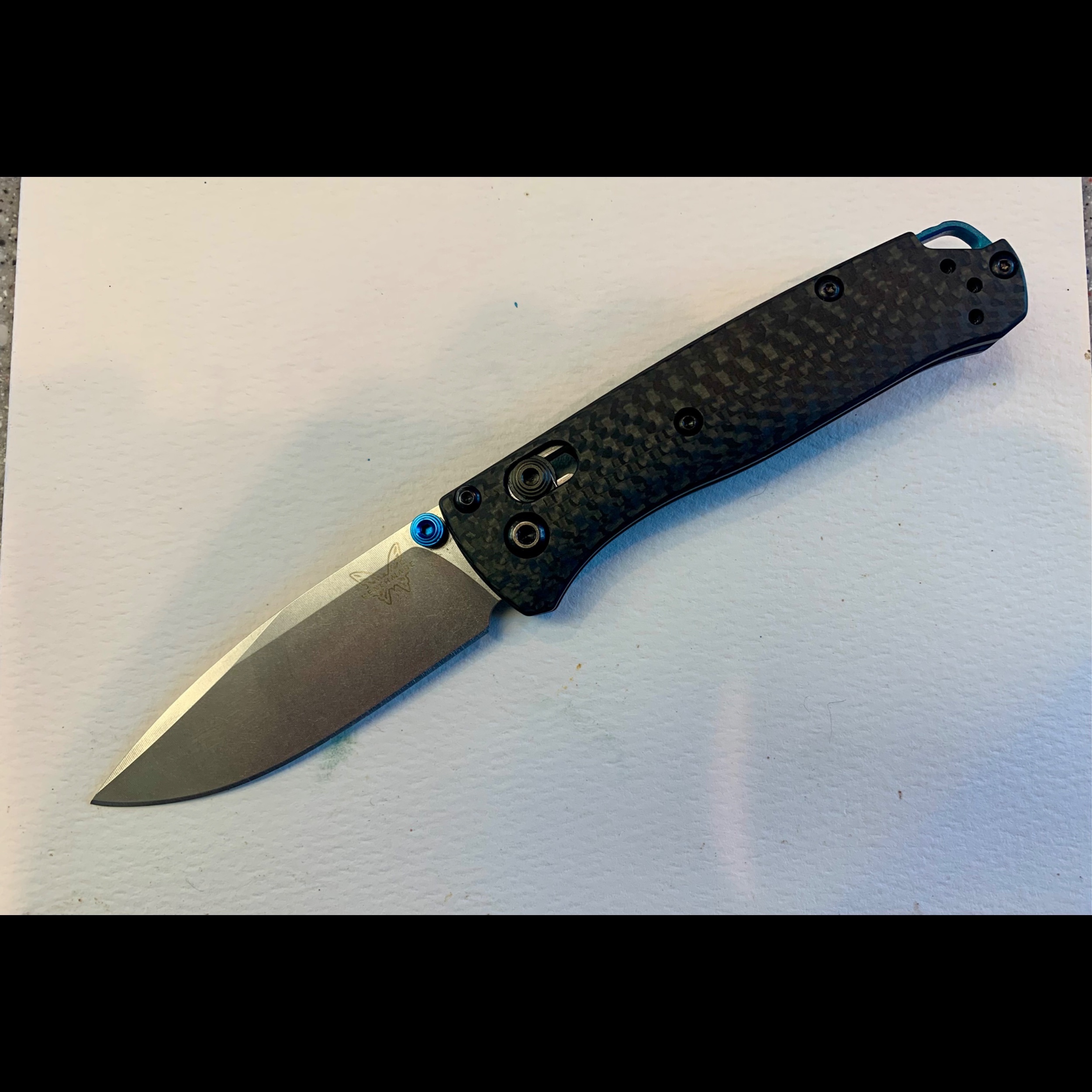 Bladebinge - Benchmade Mini Bugout (S90v, Carbon Fiber)