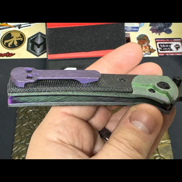 Bladebinge - Chaves Knives - Scapegoat - Hulk Finish - Black M390