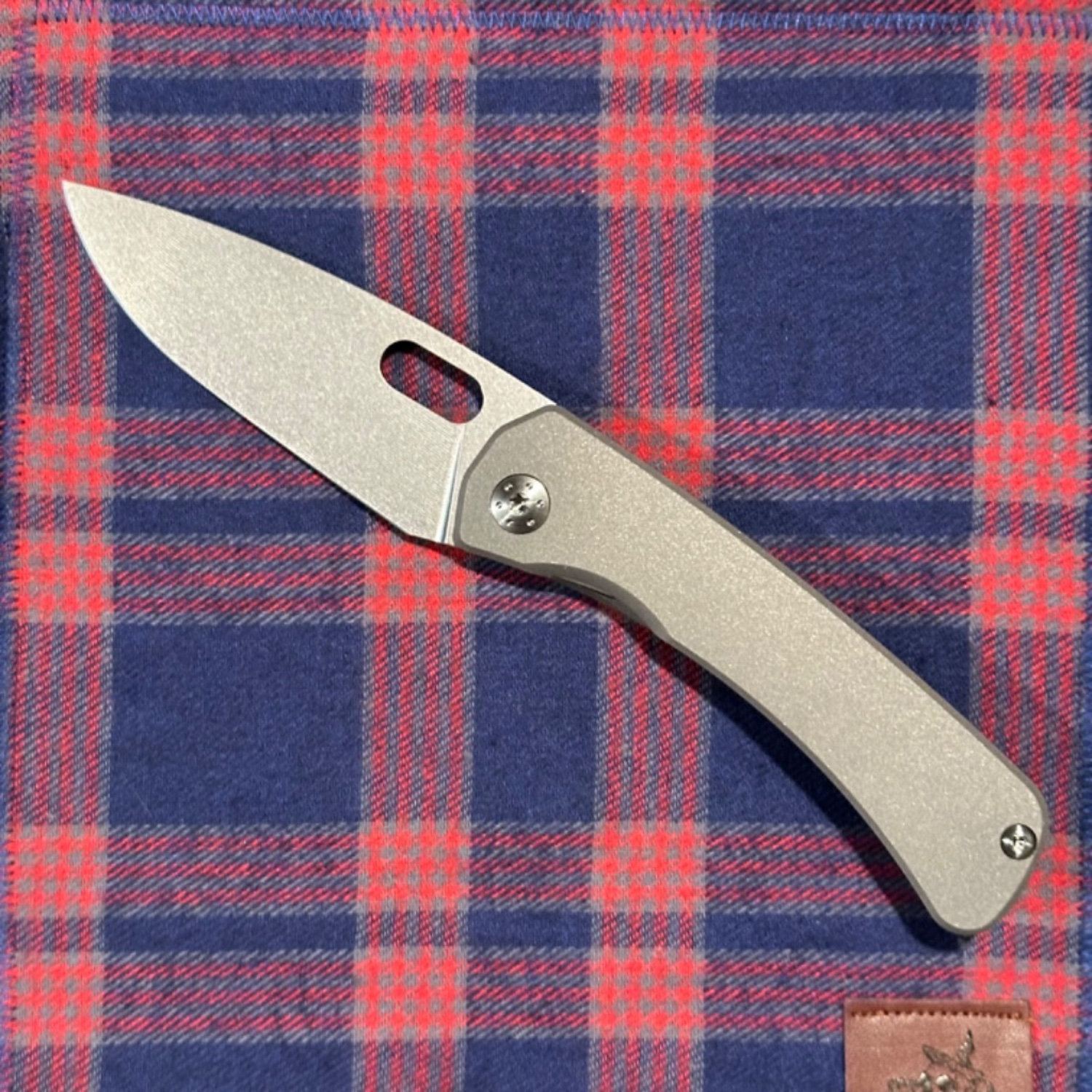Bladebinge - SPK Lamia Gen 4 - Bead Blasted Handle - Stonewashed Elmax Blade