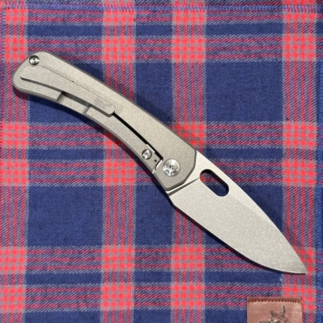 Bladebinge - SPK Lamia Gen 4 - Bead Blasted Handle - Stonewashed Elmax ...