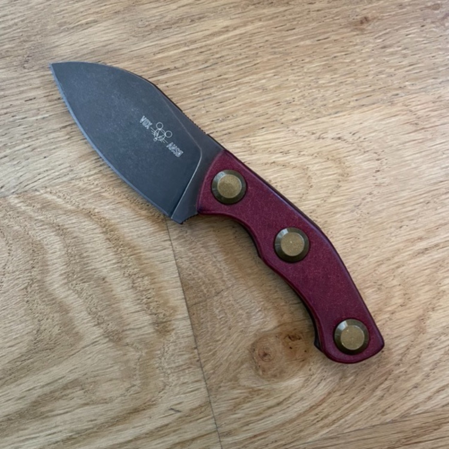 Bladebinge - Giant Mouse GMF1-F fixed blade with Oak City Leather ...