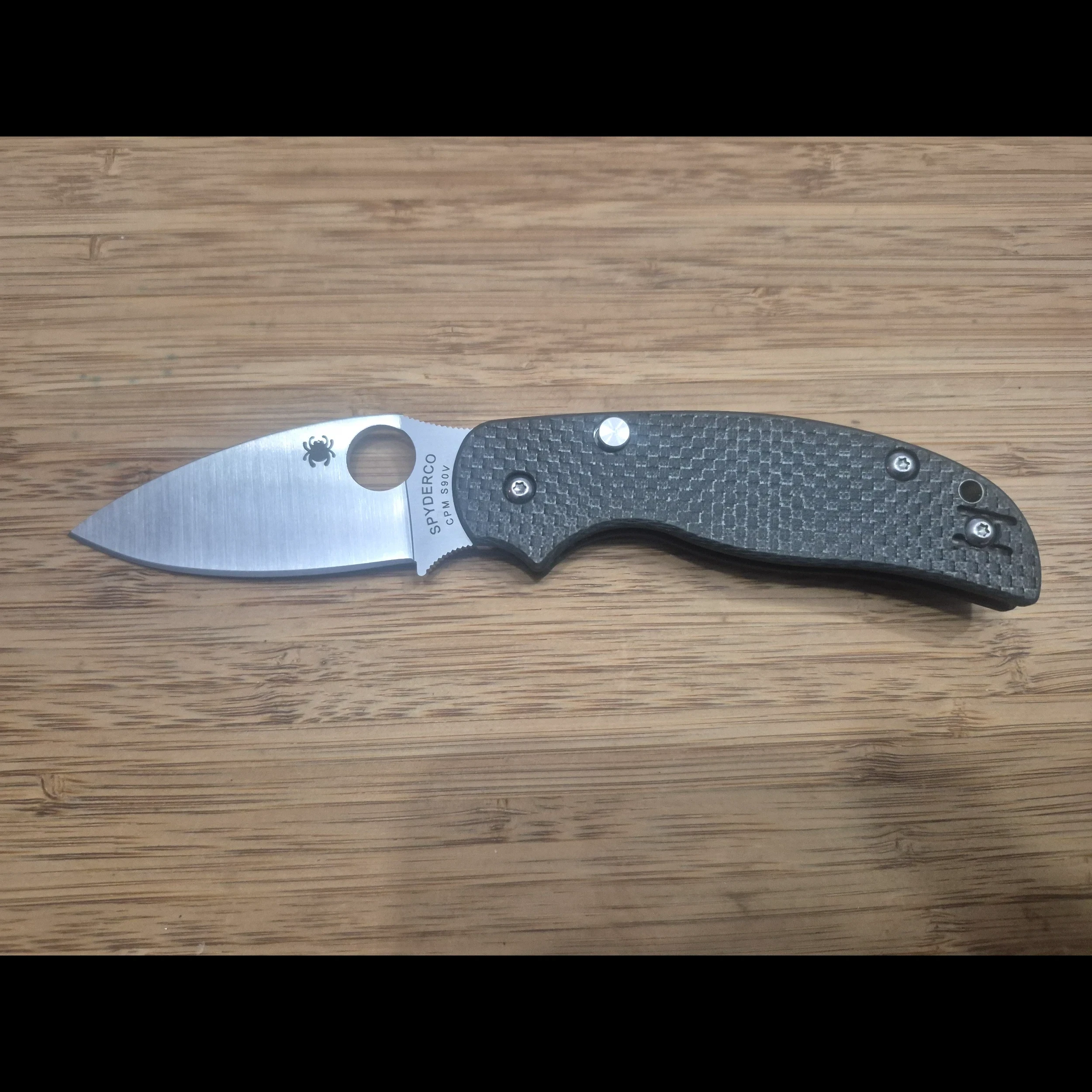 Bladebinge - Spyderco Sage 6 Compression Lock Carbon Fiber CPM S90v ...