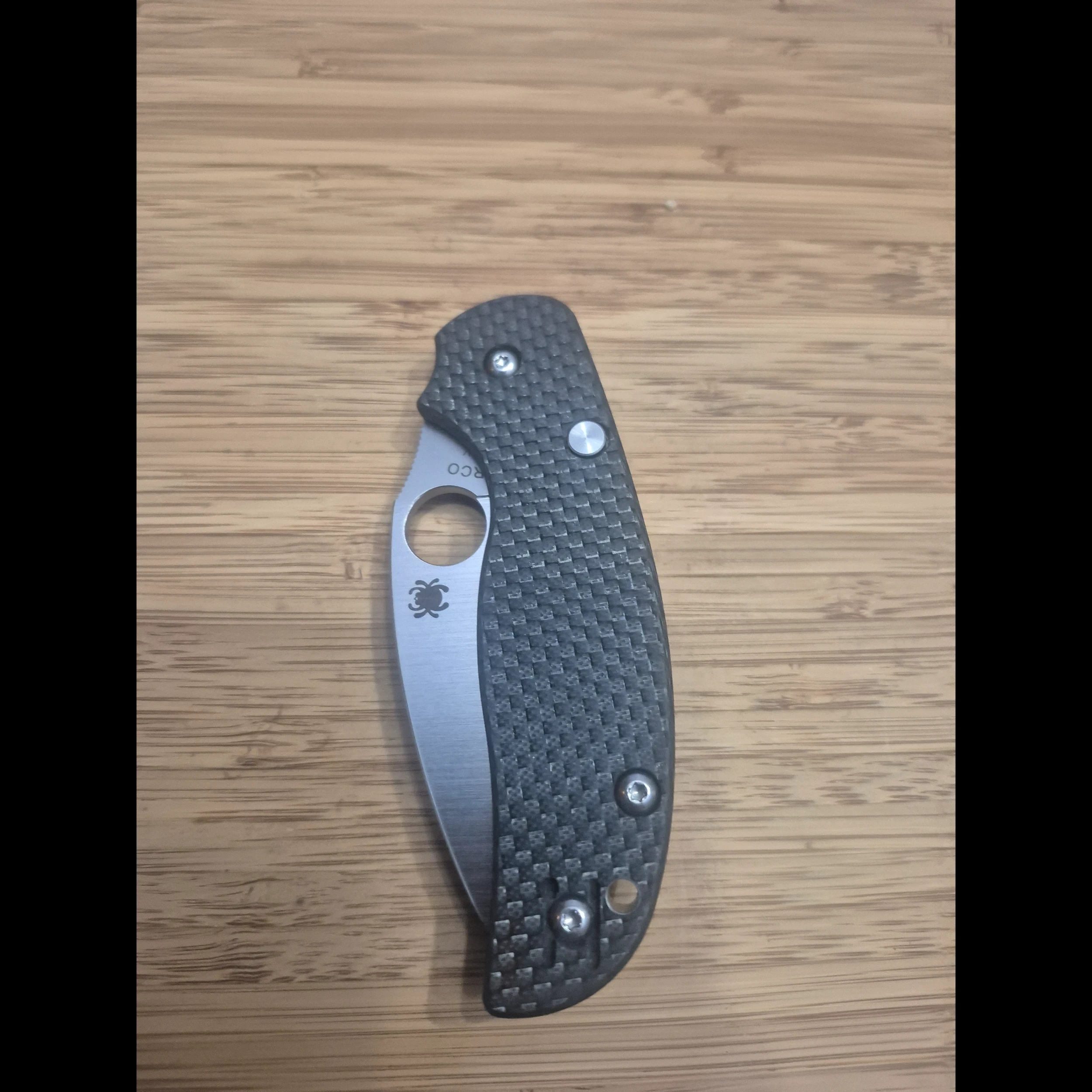 Bladebinge - Spyderco Sage 6 Compression Lock Carbon Fiber CPM S90v ...