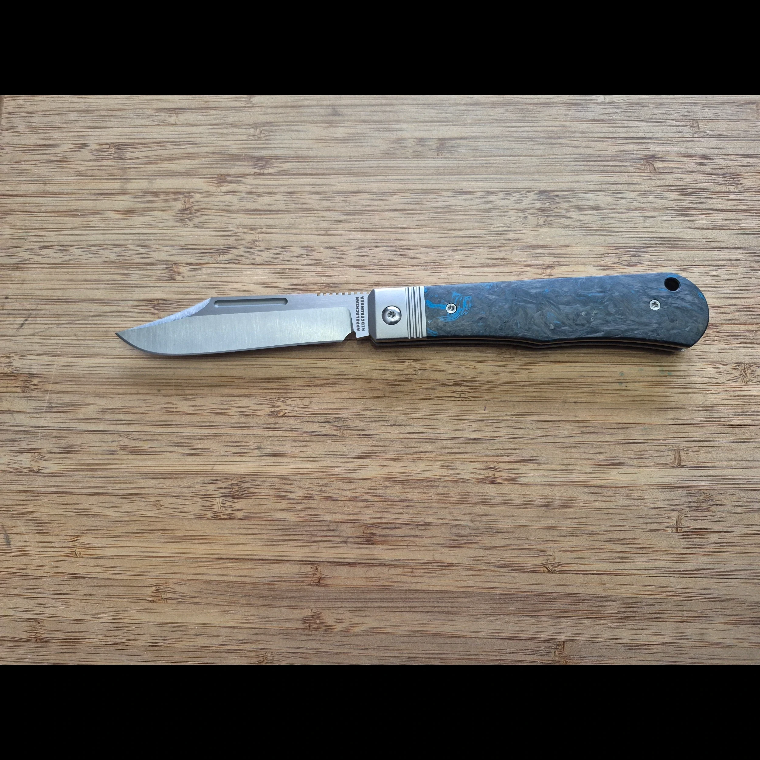 Bladebinge - Appalachian Ridgerunner Fat Carbon Dark Matter Blue S90V ...