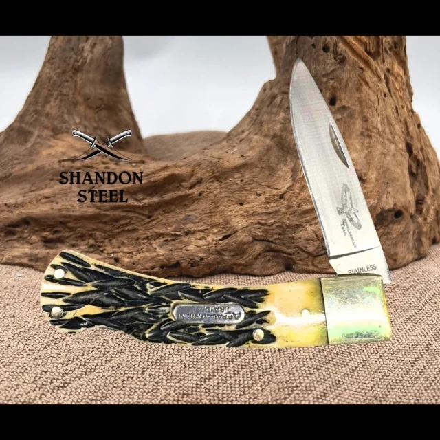 Bladebinge - Appalachian Trail Lockback Drop Point Blade Folding Pocket ...