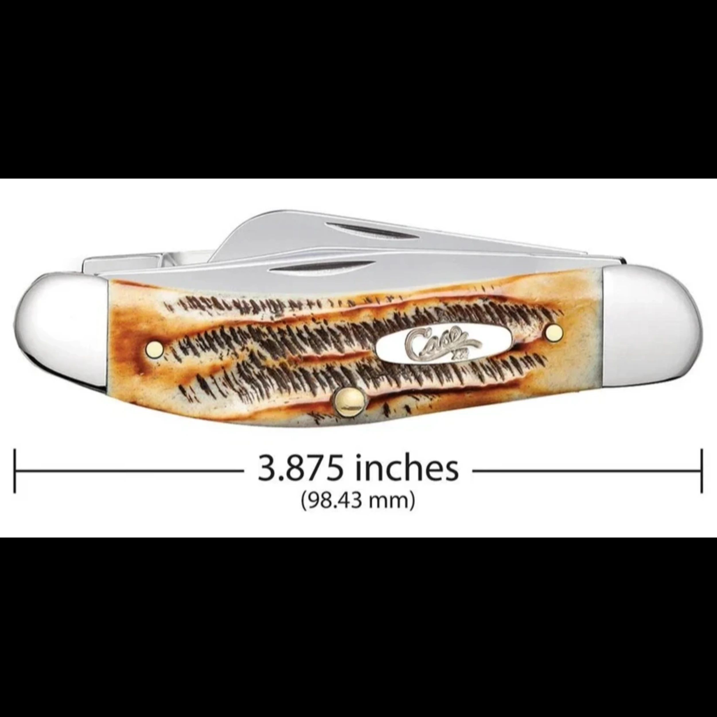 Bladebinge - Case xx Knives USA Sowbelly 6.5 Bone Stag Handle Stainless ...