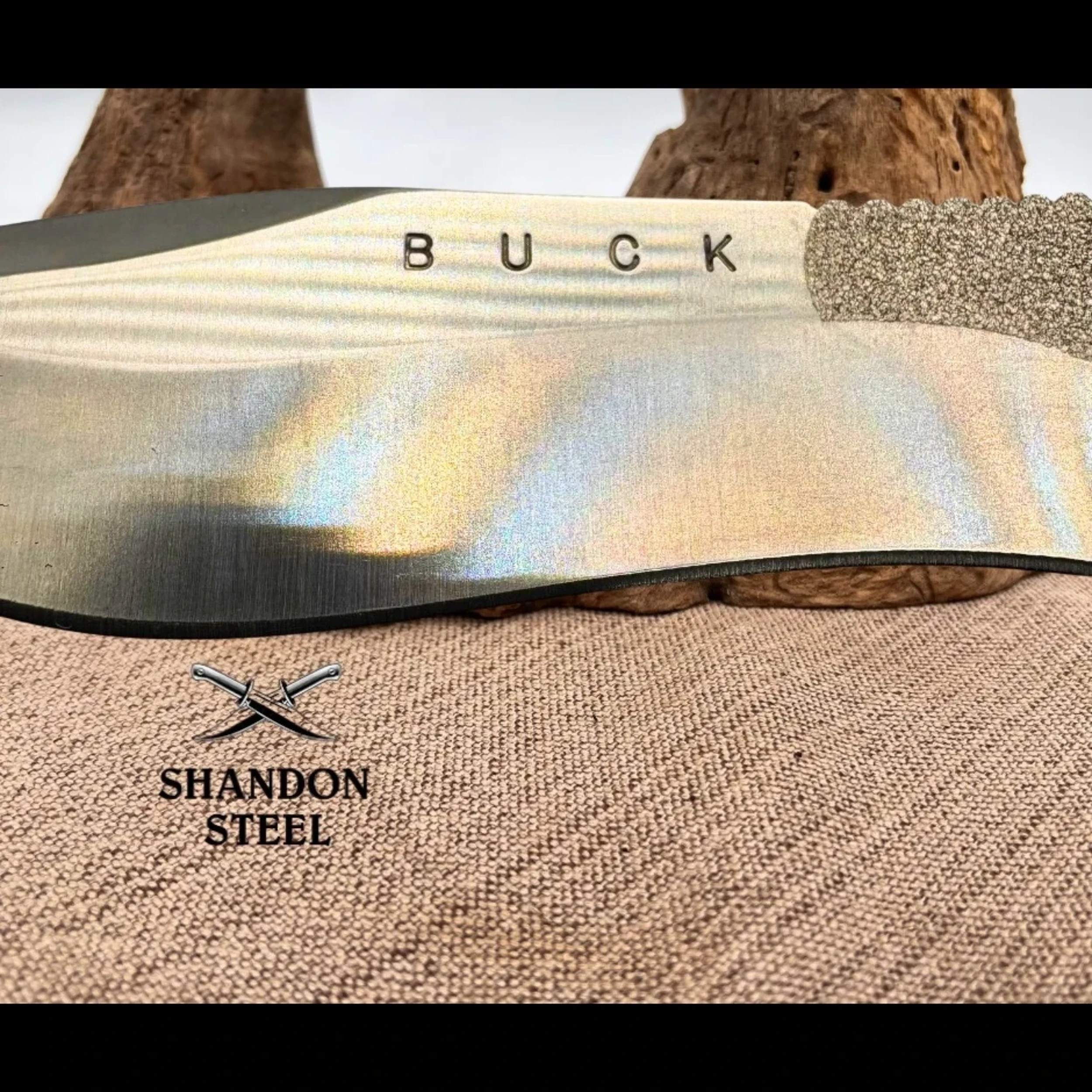 Bladebinge - BUCK KNIFE 495 AVID SKINNER RECURVE DROP POINT FIXED ...