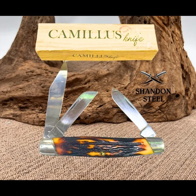 Bladebinge - Camillus 78 USA Sword Brand 3 Blade Stockman Pocket Knife ...