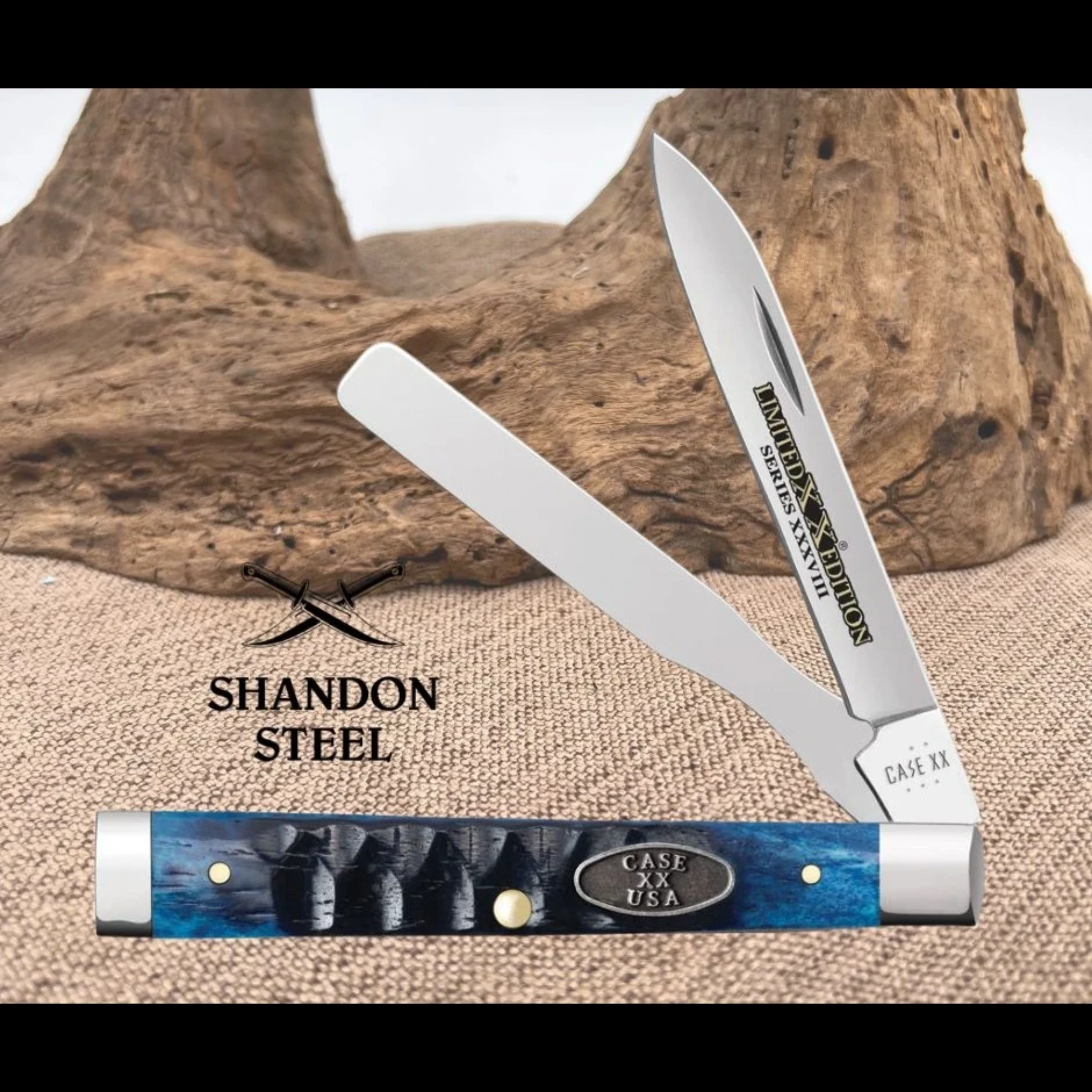 Bladebinge - Case XX Knives Baby Doc Limited Edition Gator Ocean Blue ...
